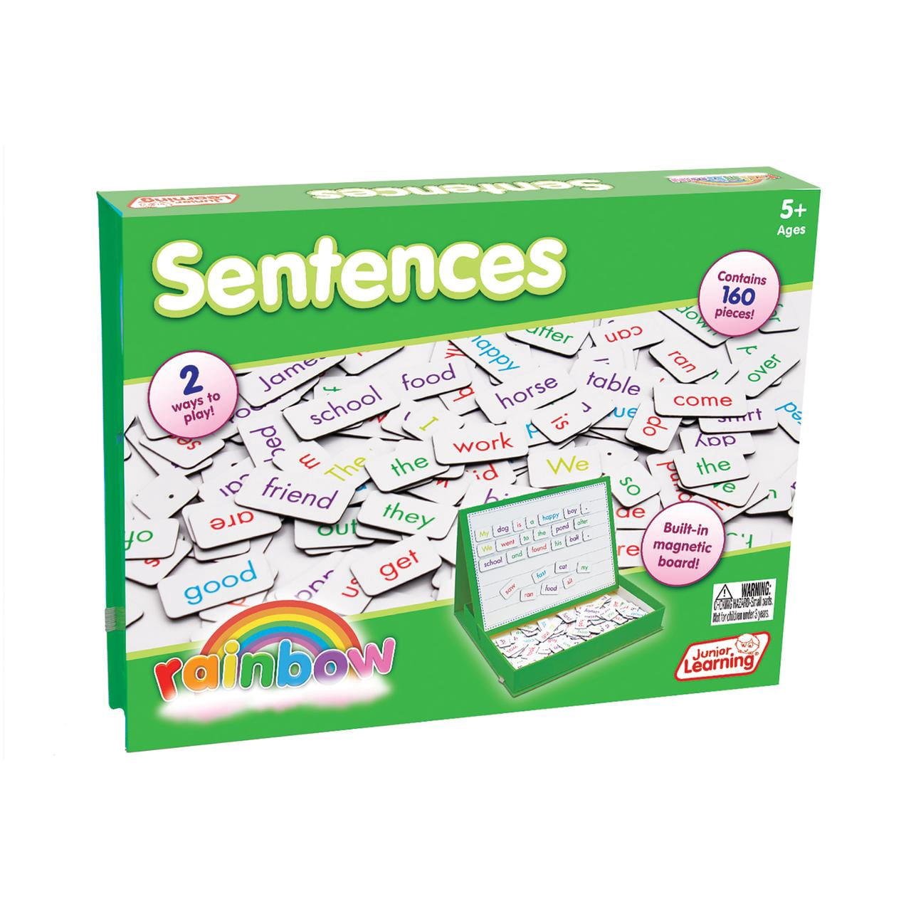 Junior Learning Rainbow Sentences - Magnetic Activities Learning Set ...