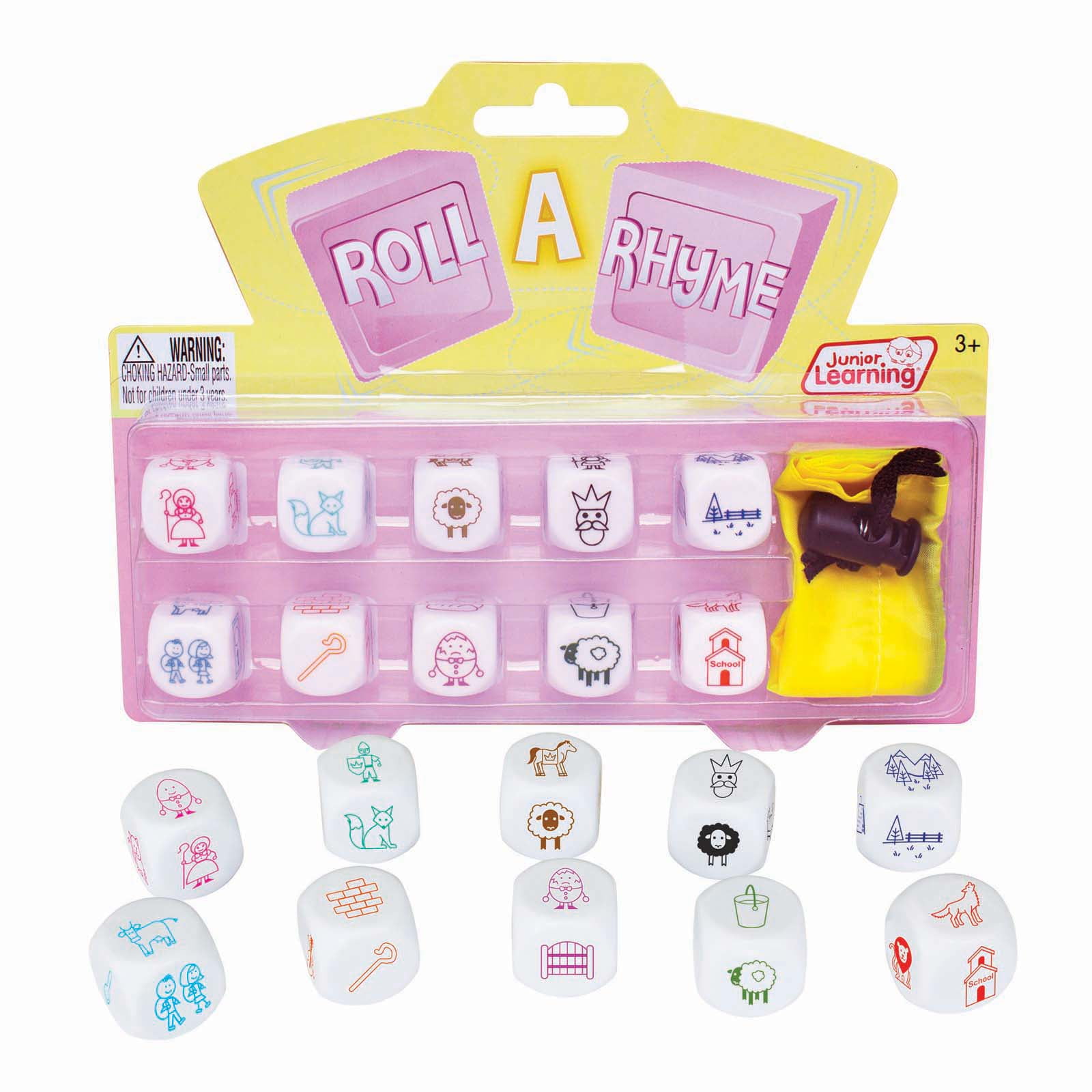 Junior Learning Roll A Rhyme Language Skills Dice Game - Walmart.com