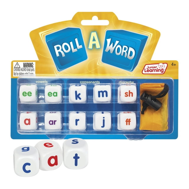 Junior Learning® Roll A Word Game - Walmart.com