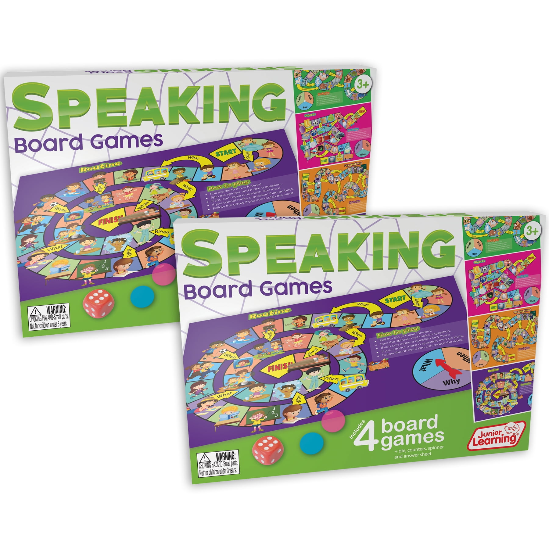 Junior Learning Speaking Board Games, Pack of 2 - Walmart.com