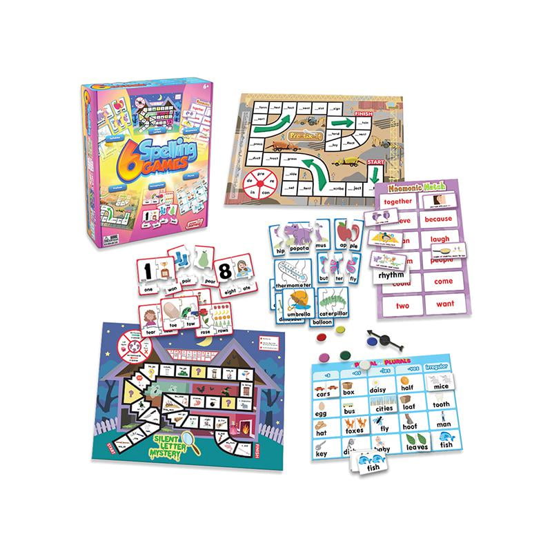 Junior Learning Spelling Games Set, 6+ Years, Educational Board Games ...