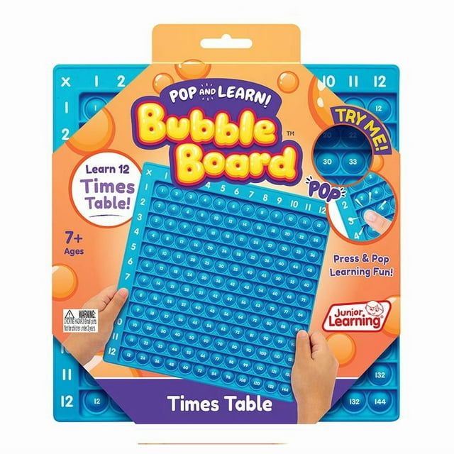 Junior Learning Times Table Pop and Learn Bubble Board - Walmart ...