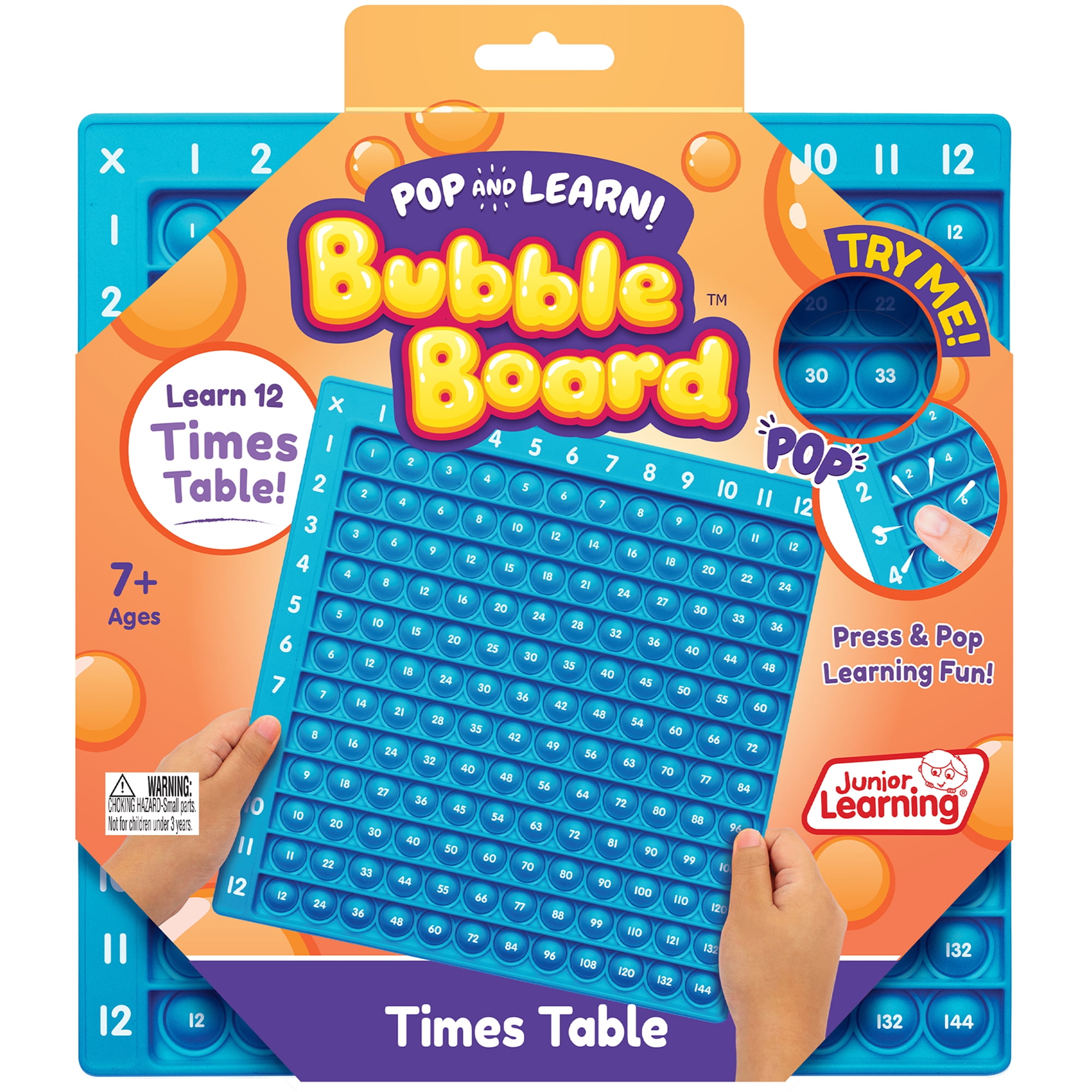 Junior Learning Times Table Pop and Learn Bubble Board - Walmart.com