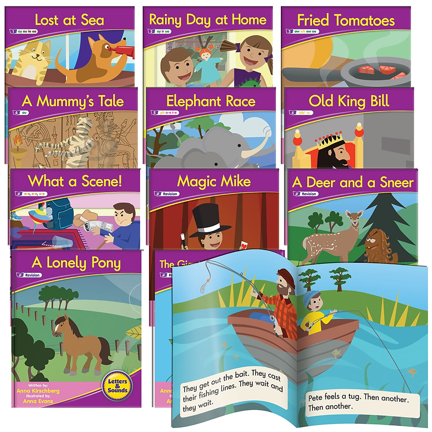 Junior Learning Vowel Sounds Readers - Fiction Learning Set - Walmart.com