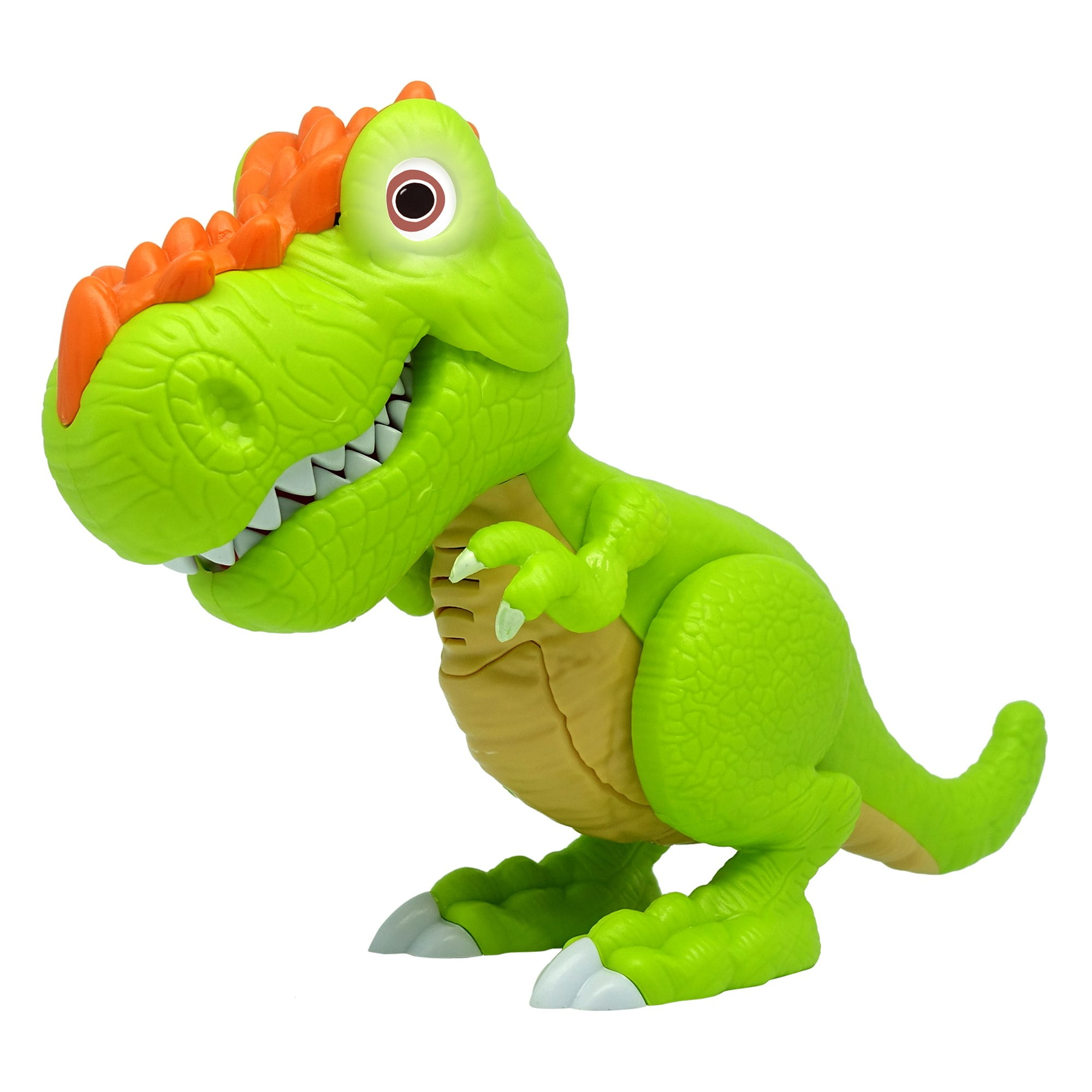 Junior Megasaur: Bend & Bite Green T-Rex Dinosaur - Walmart.com