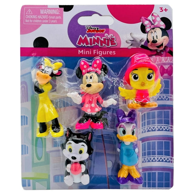 Disney's Junior Minnie, Mickey and Friends Collectible Toys Set - Pack ...
