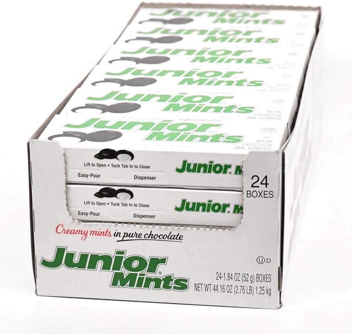 Junior Mints, Peppermint Flavored Dark Chocolate, 1.84-Ounce Boxes ...