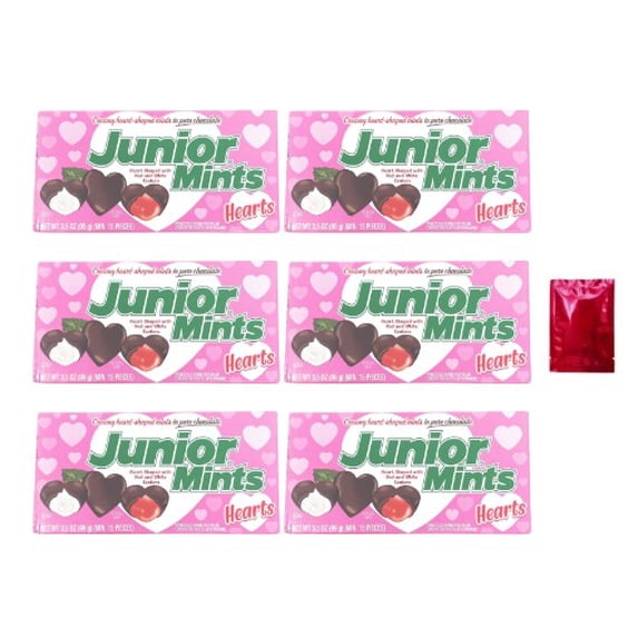 Junior Mints Heart-Shaped Chocolate Mint Candies – 3.5 oz (Pack of 6 ...