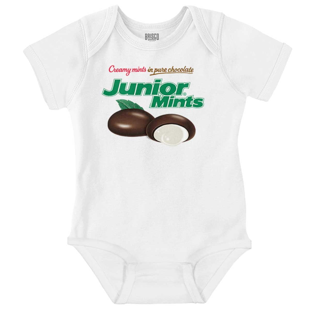 Junior Mints Logo Chocolate Candy Romper Boys or Girls Infant Baby ...