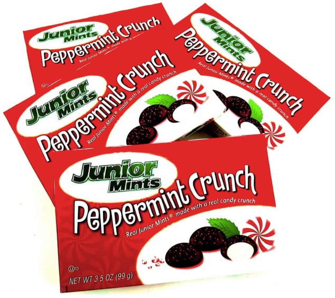 Junior Mints Peppermint Crunch, 4 Pack, 3.5oz Boxes - Walmart.com