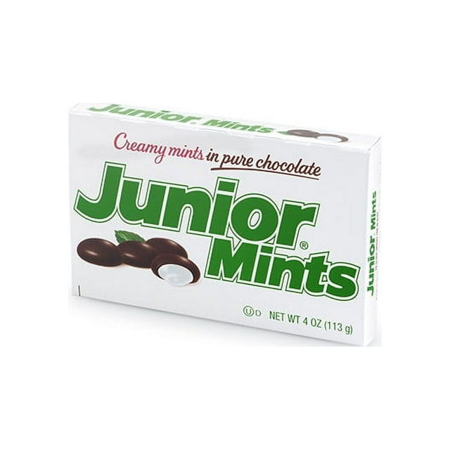 Junior Mints Dark Chocolate Peppermint Candy Theater Box, 12 Count ...