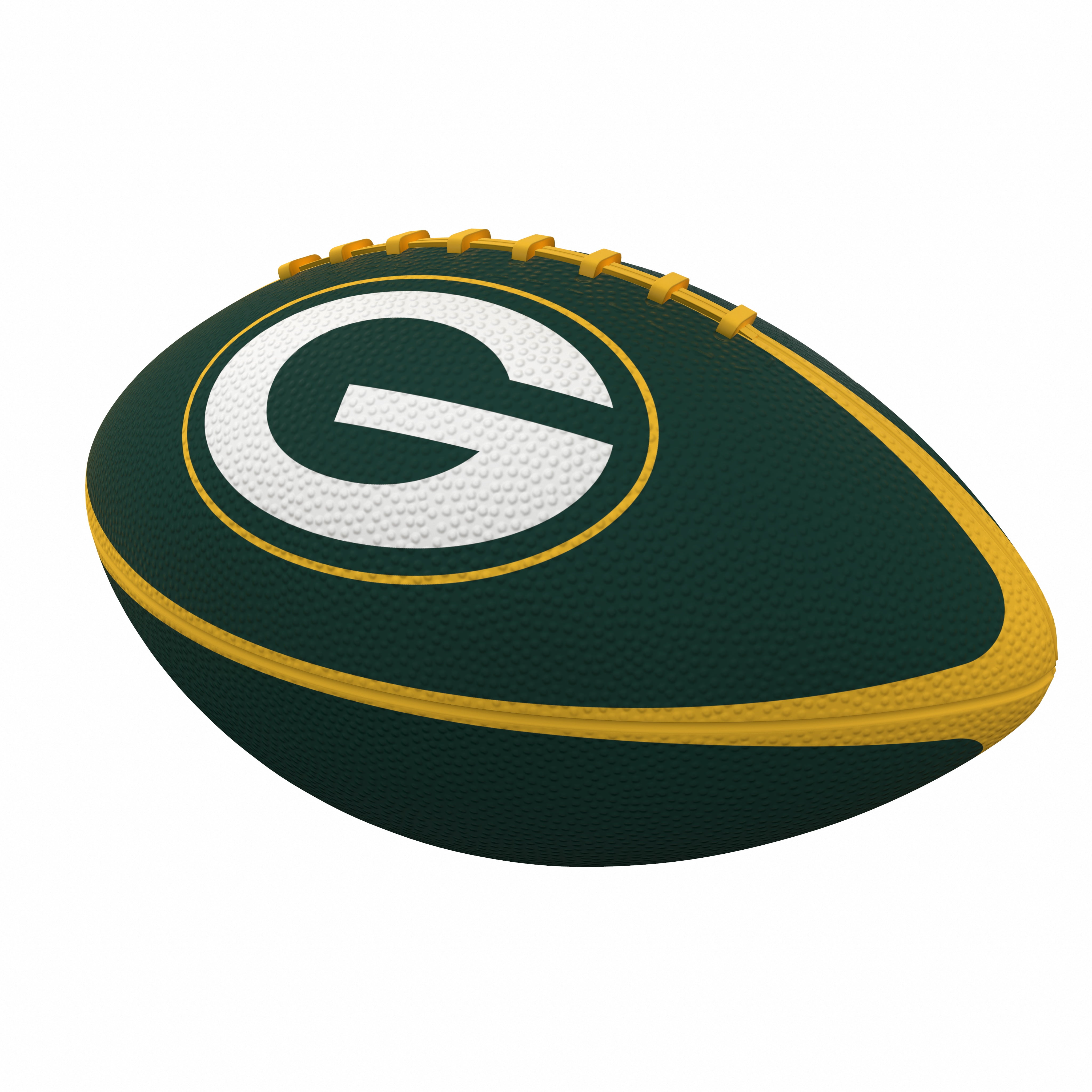 NFL Green Bay Packers Junior-Size Game Day Rubber Football - Walmart.com