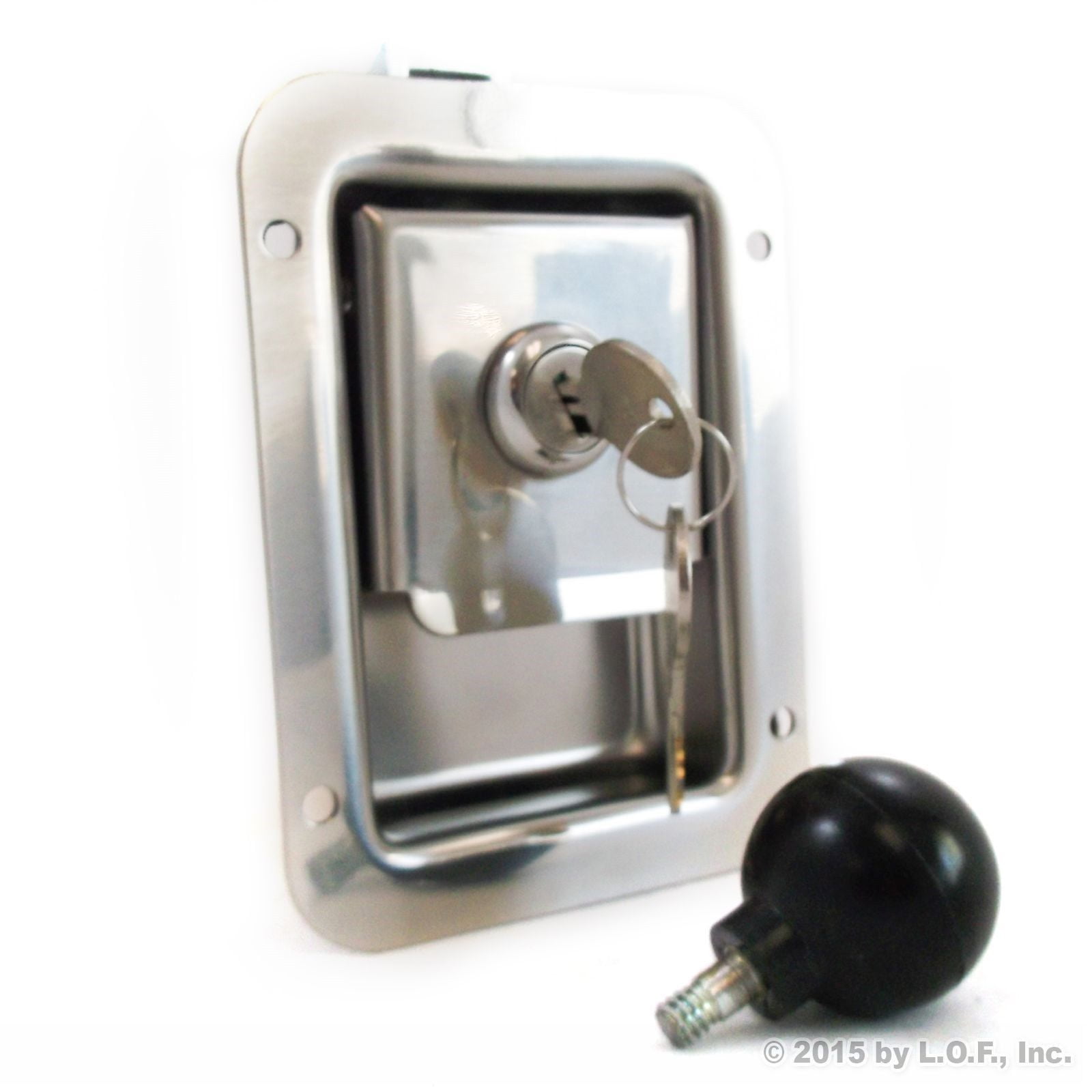 Junior Size Flush Mount Paddle Handle Stainless Steel Locking Door ...