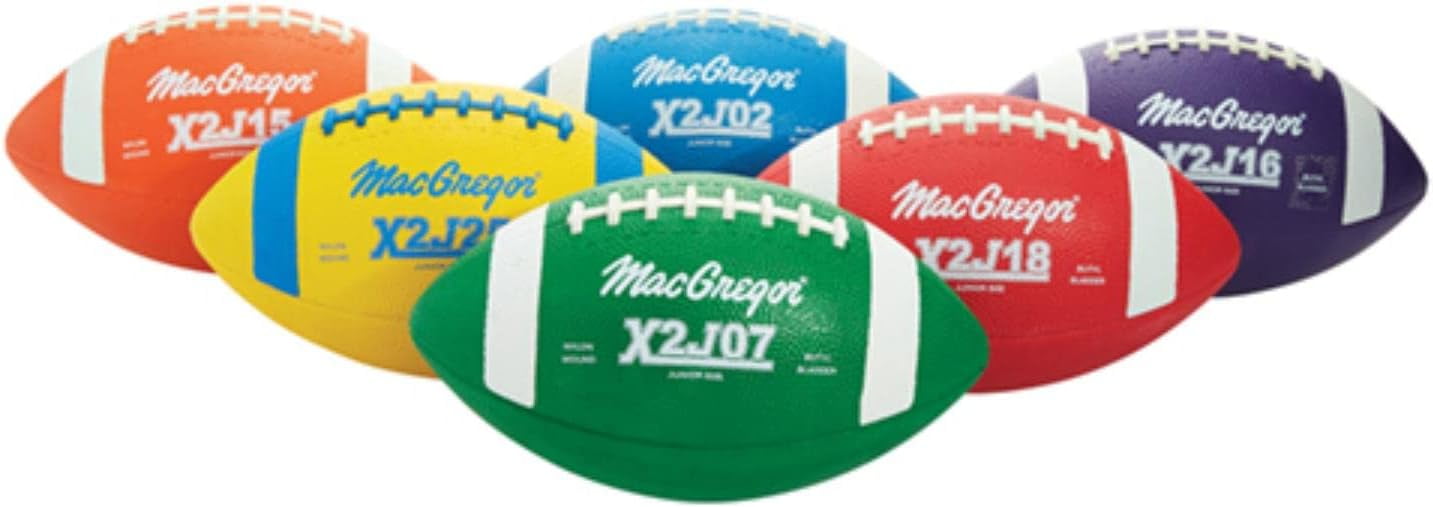 Junior Size Footballs Mulitcolor - Set of 6 - Walmart.com
