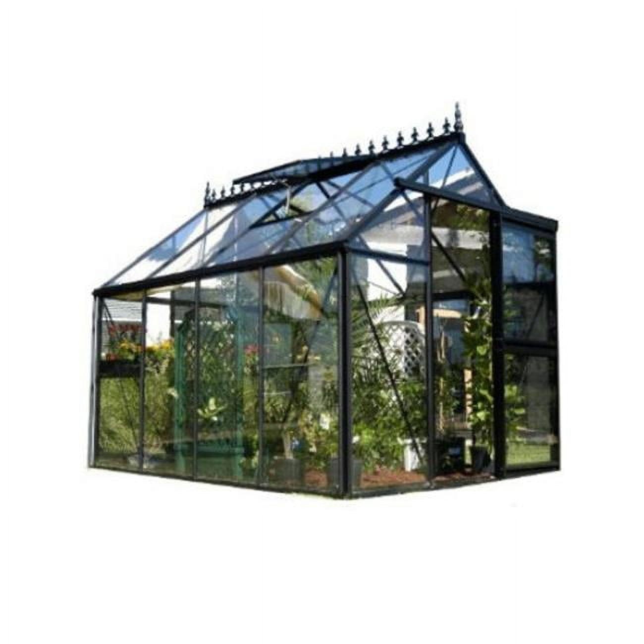Junior Victorian 79 Square Foot Greenhouse - Black - Walmart.com