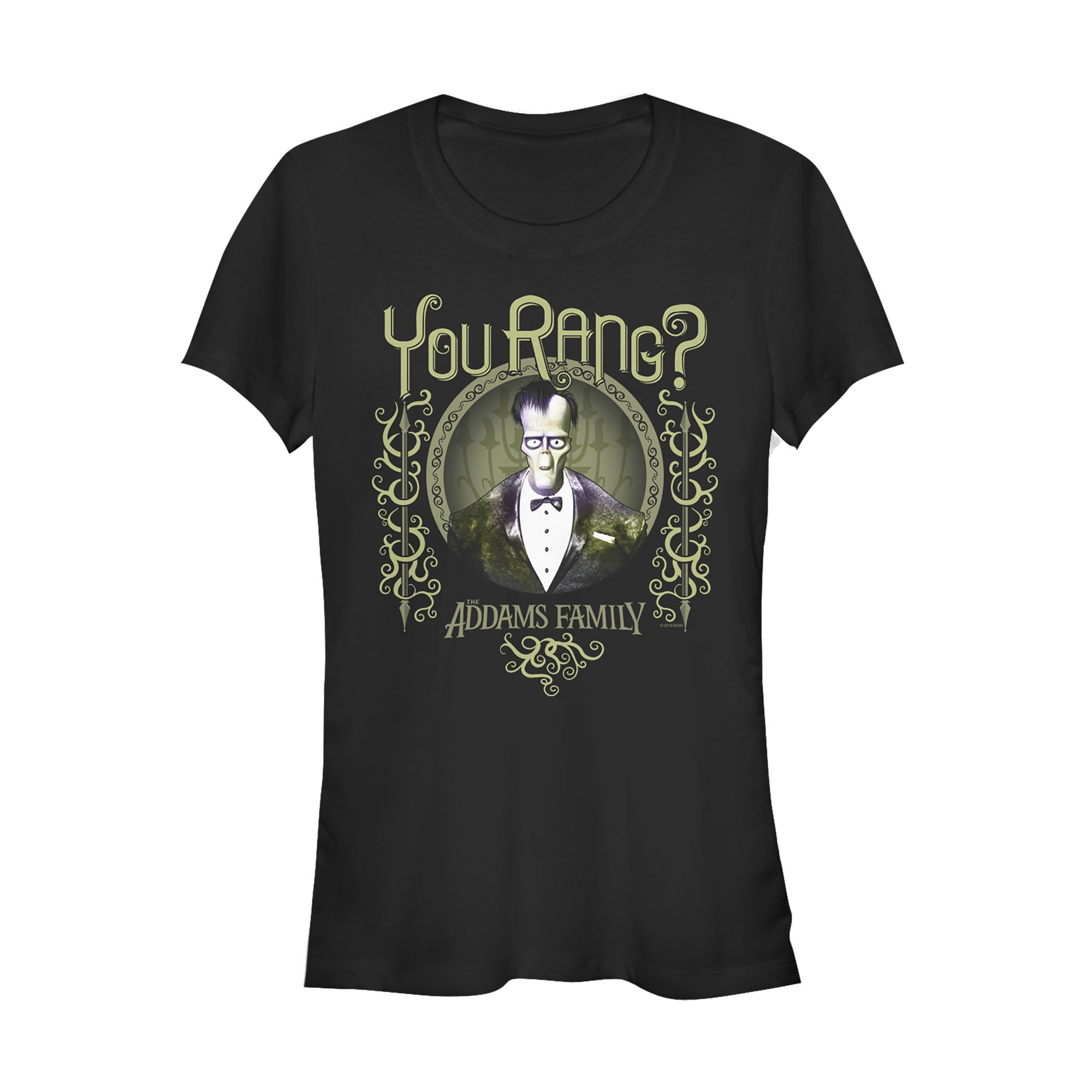 Junior's Addams Family Lurch You Rang Graphic Tee Black 2X Large ...