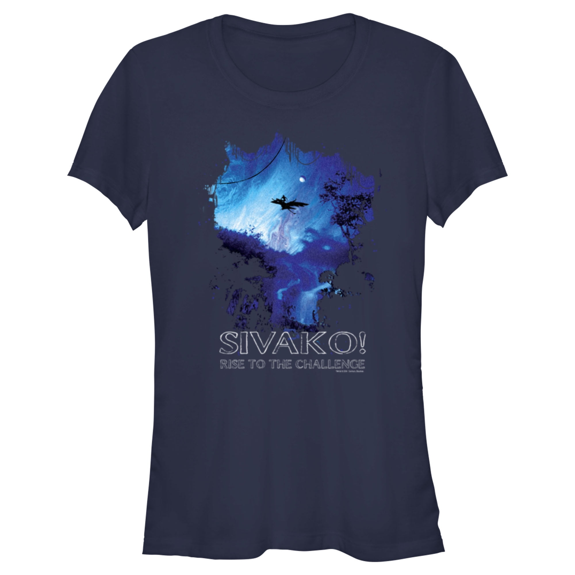 Junior's Avatar Sivako! Rise to the Challenge Graphic Tee Navy Blue ...