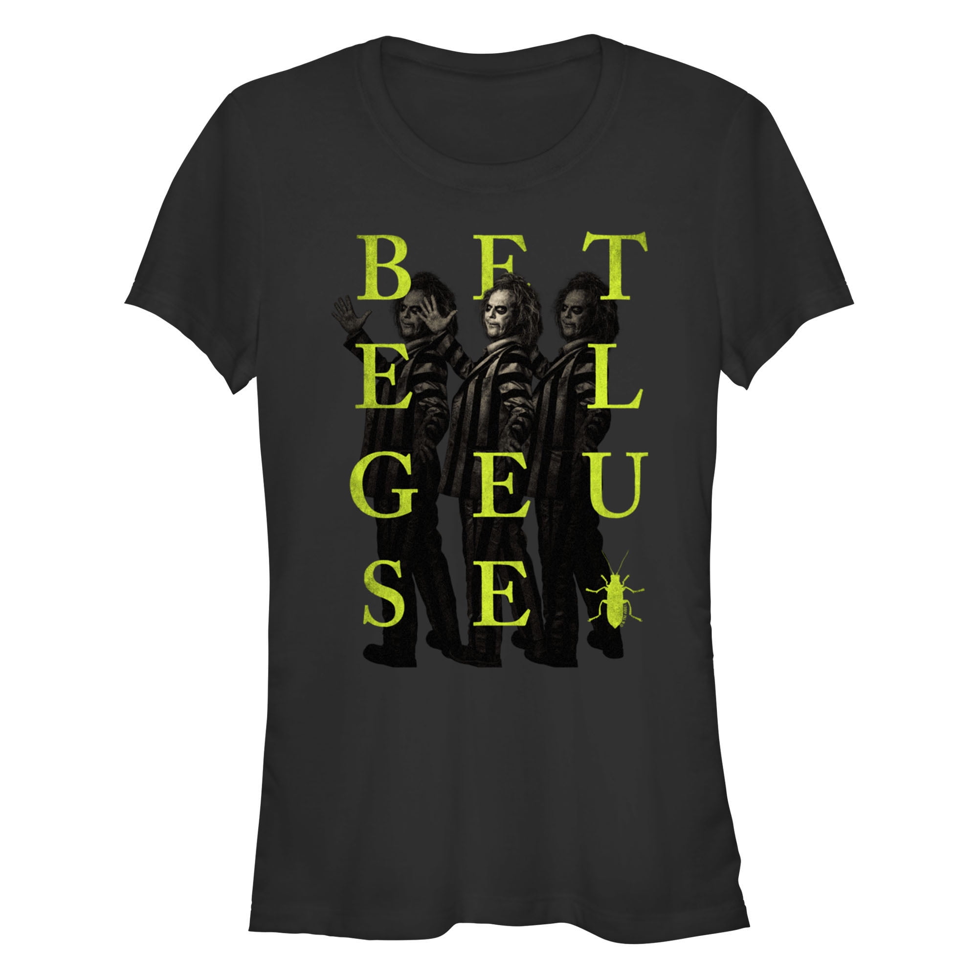 Junior's Beetlejuice Beetlejuice Distressed Pose Graphic T-Shirt ...