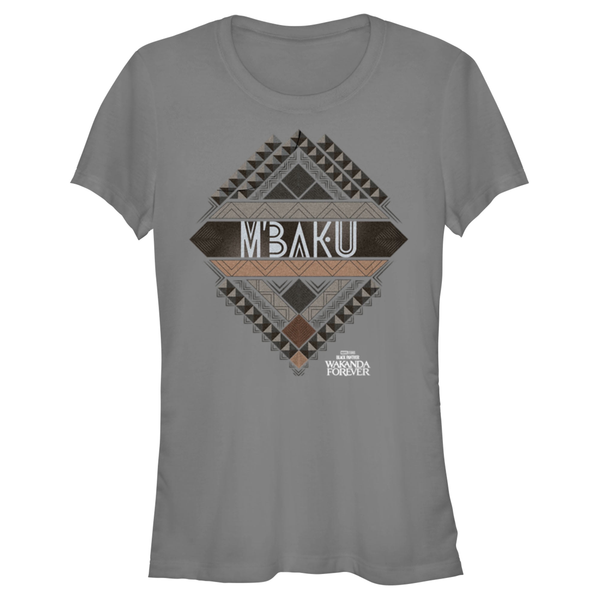Junior's Black Panther: Wakanda Forever M'Baku Ornate Logo Graphic Tee ...