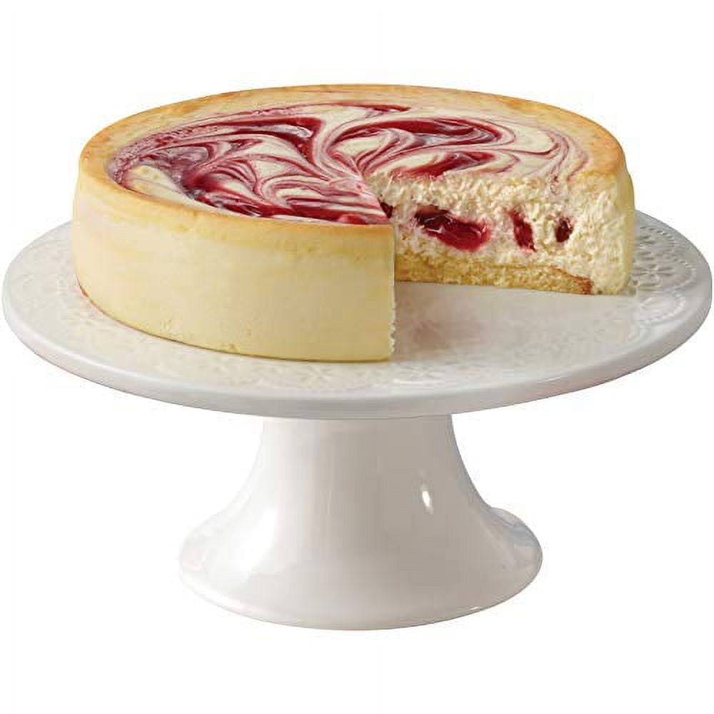 Junior's Cheesecake 8" Raspberry Swirl Cheesecake (Serves 10-12 ...