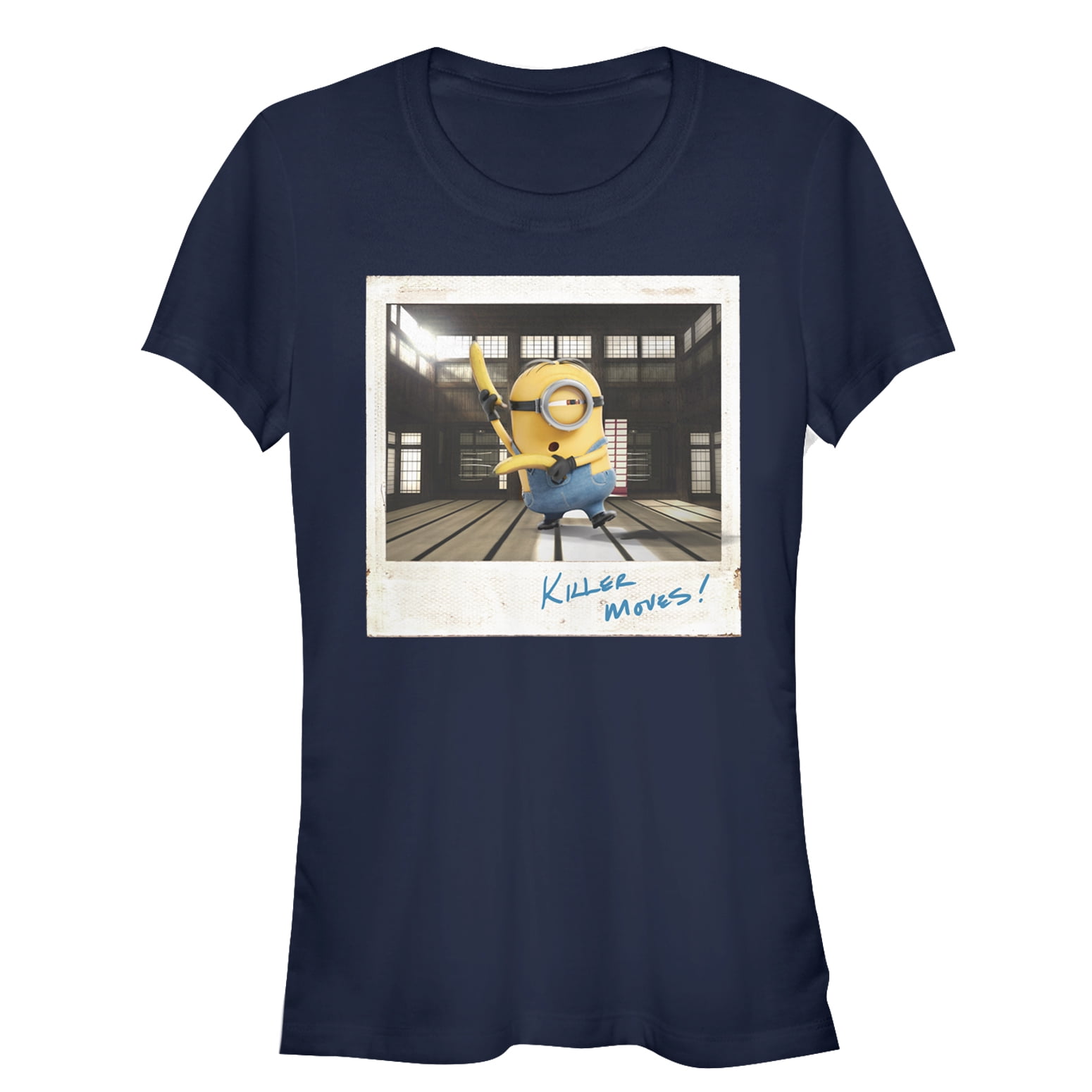 Junior's Despicable Me Minion Karate Graphic Tee Navy Blue Medium ...