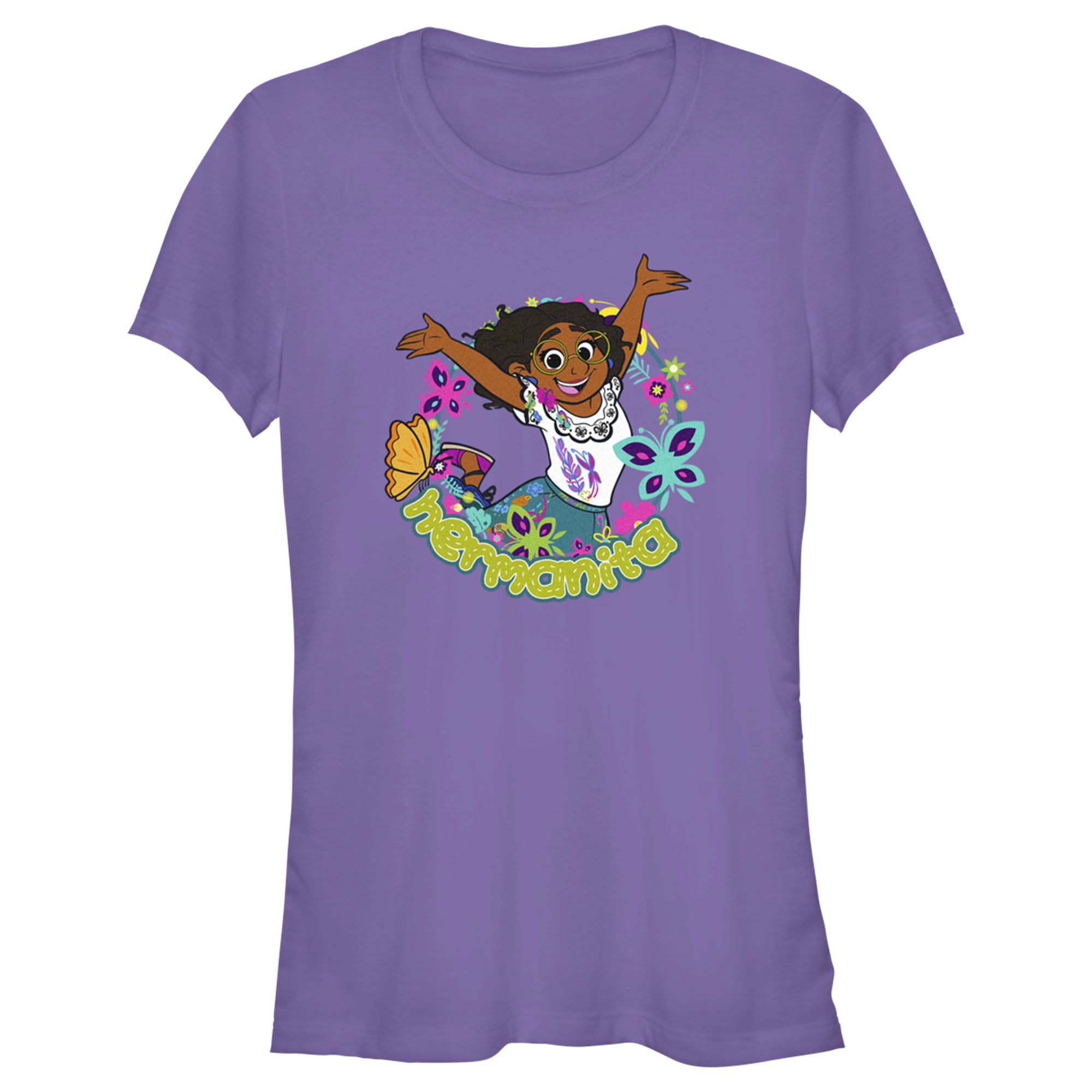 Junior's Encanto Mirabel Hermanita Jump Graphic Tee Purple X Large ...