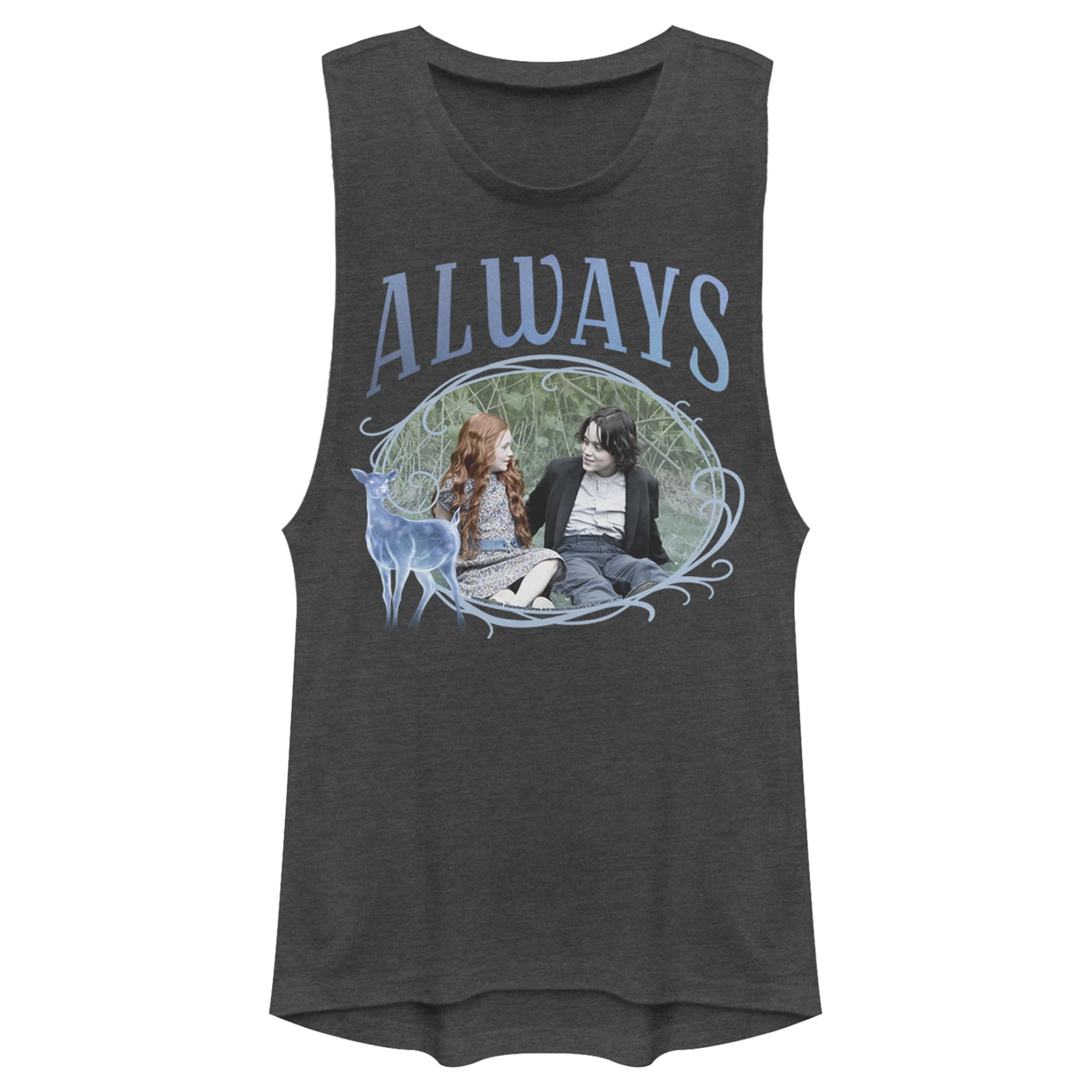 Junior's Harry Potter Snape & Lily Always Frame Festival Muscle Graphic ...