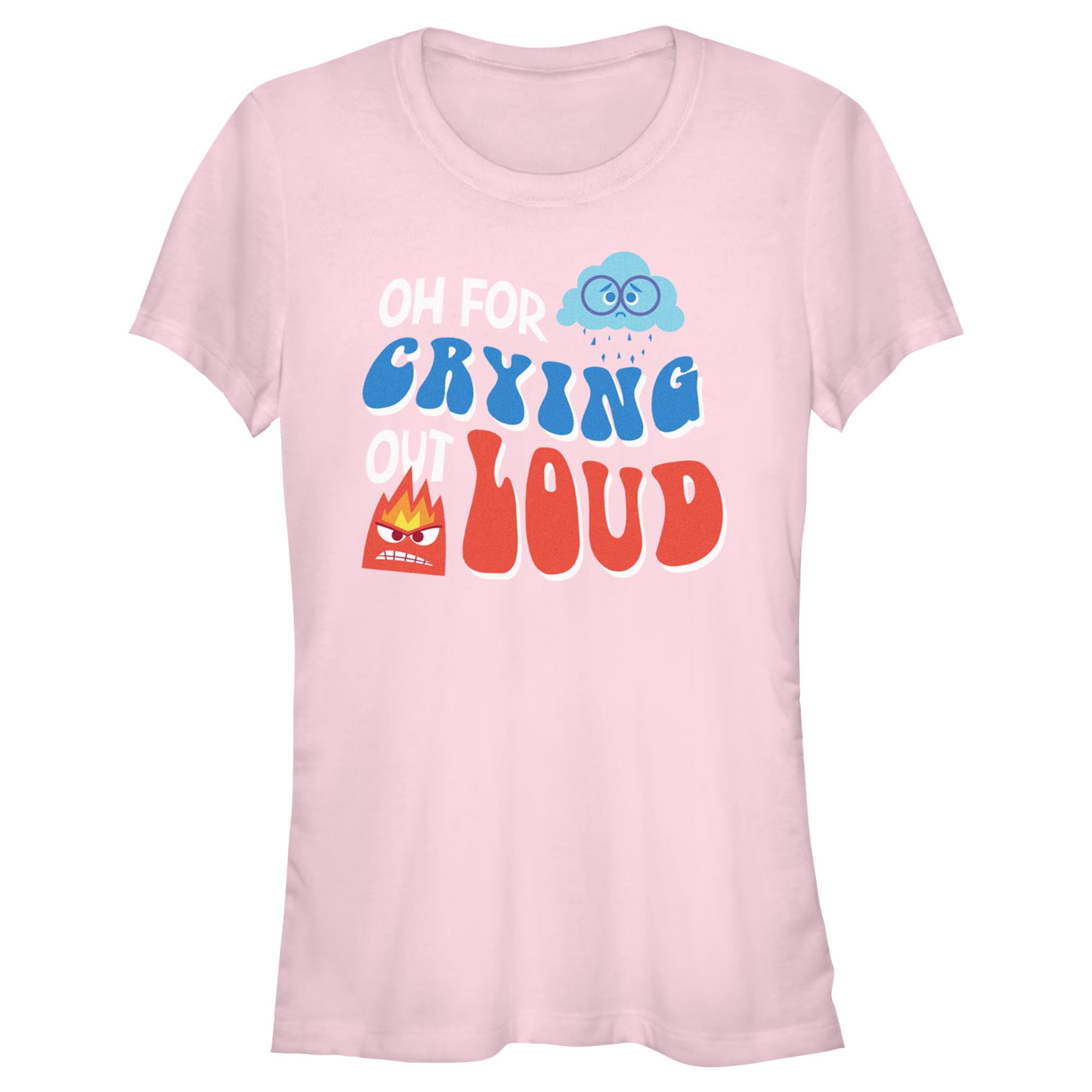 Junior's Inside Out 2 Anger and Sadness Crying Out Loud Graphic T-Shirt ...