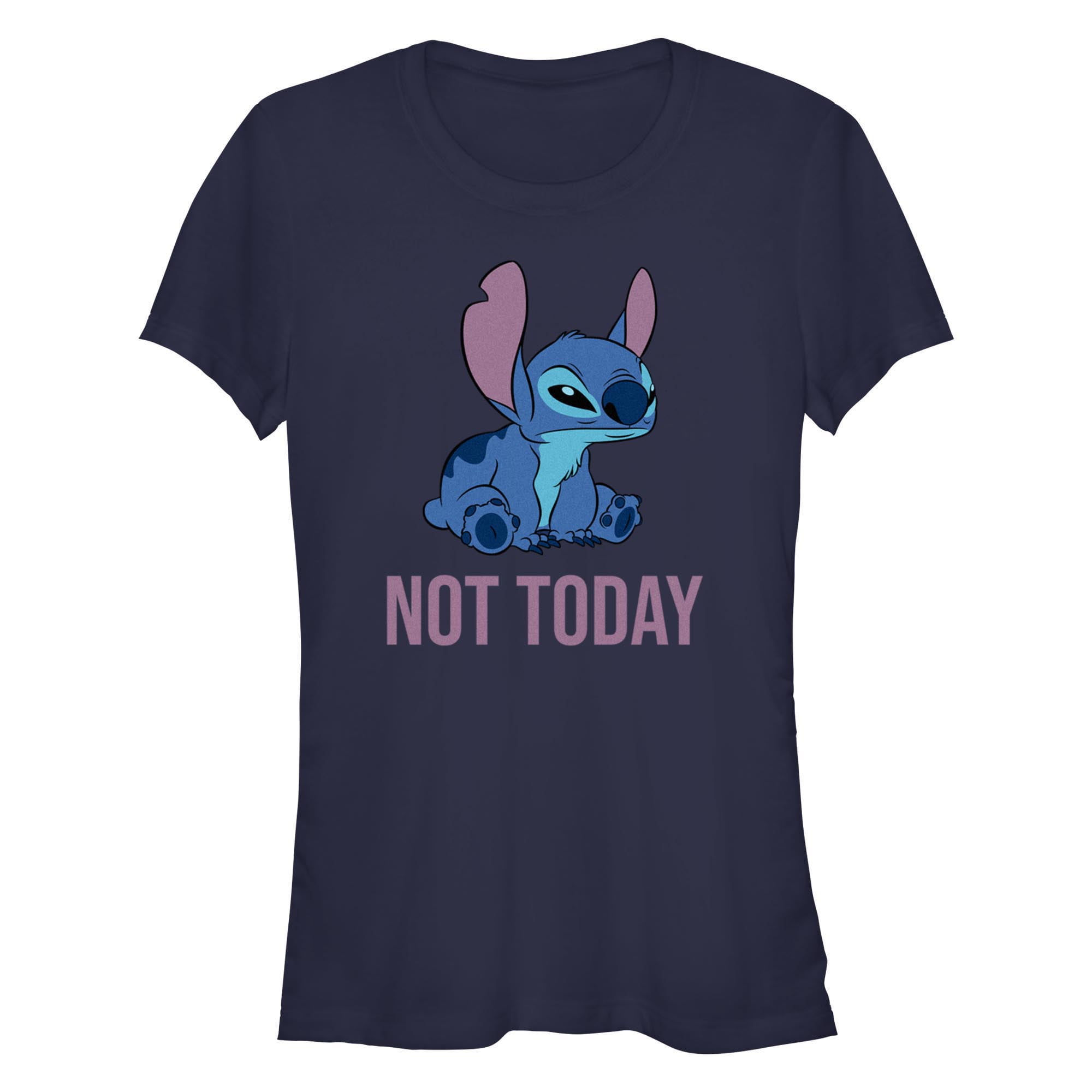Junior's Lilo & Stitch Not Today Angry Pose Graphic T-Shirt - Walmart.com