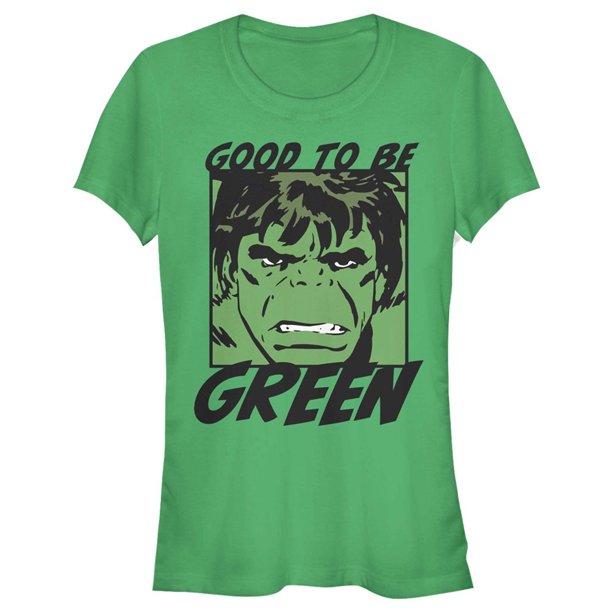 Junior's Marvel St. Patrick's Day Hulk Good to be Green Graphic Tee ...