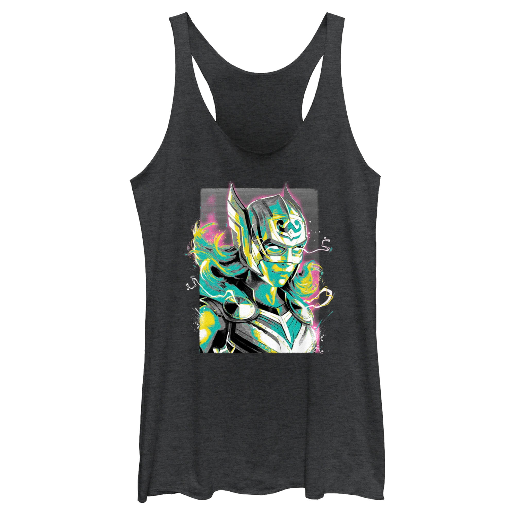 Junior's Marvel Thor Love and Thunder Female Thor Pastel Tank Top ...