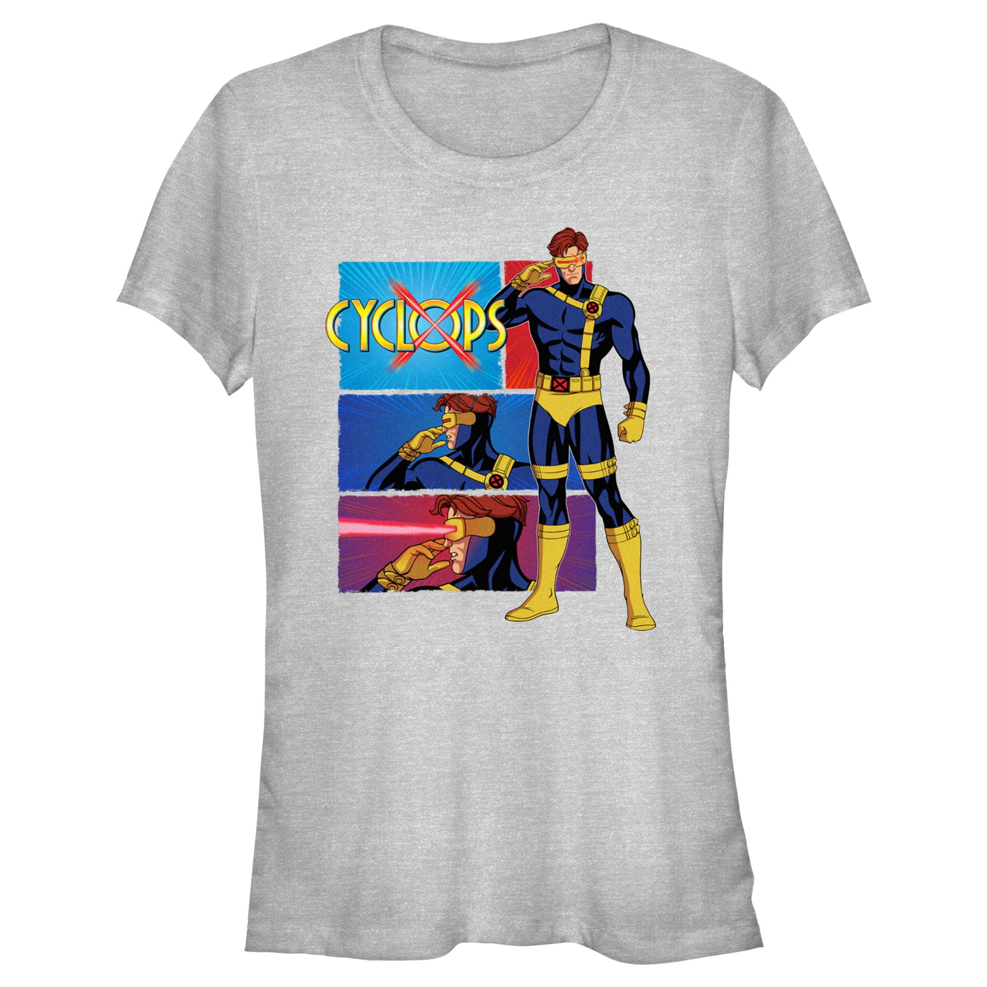 Junior's Marvel: X-Men '97 Cyclops Poses Portrait Graphic T-Shirt ...