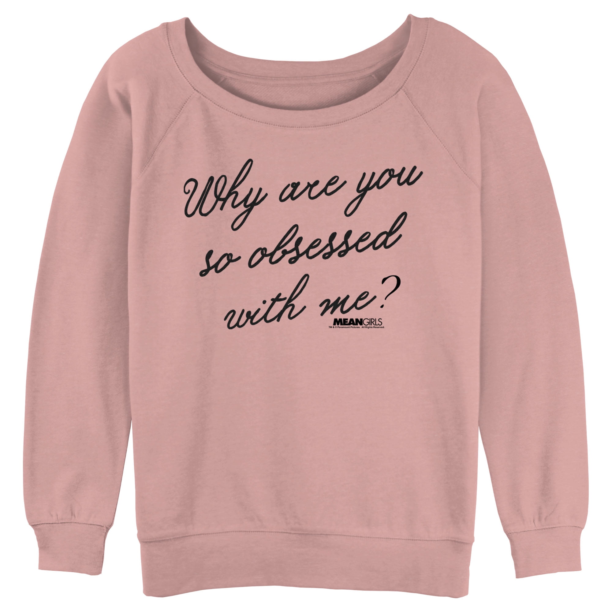 Junior's Mean Girls Why Are You So Obsessed With Me Quote Black ...