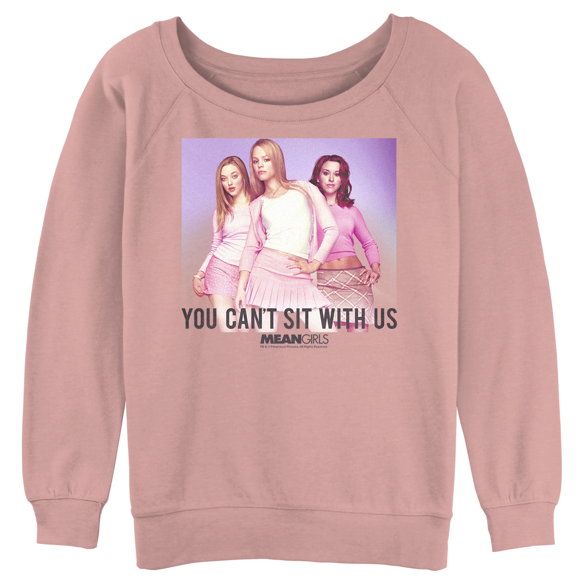 Junior's Mean Girls You Can't Sit With Us Plastics Sweatshirt Desert ...