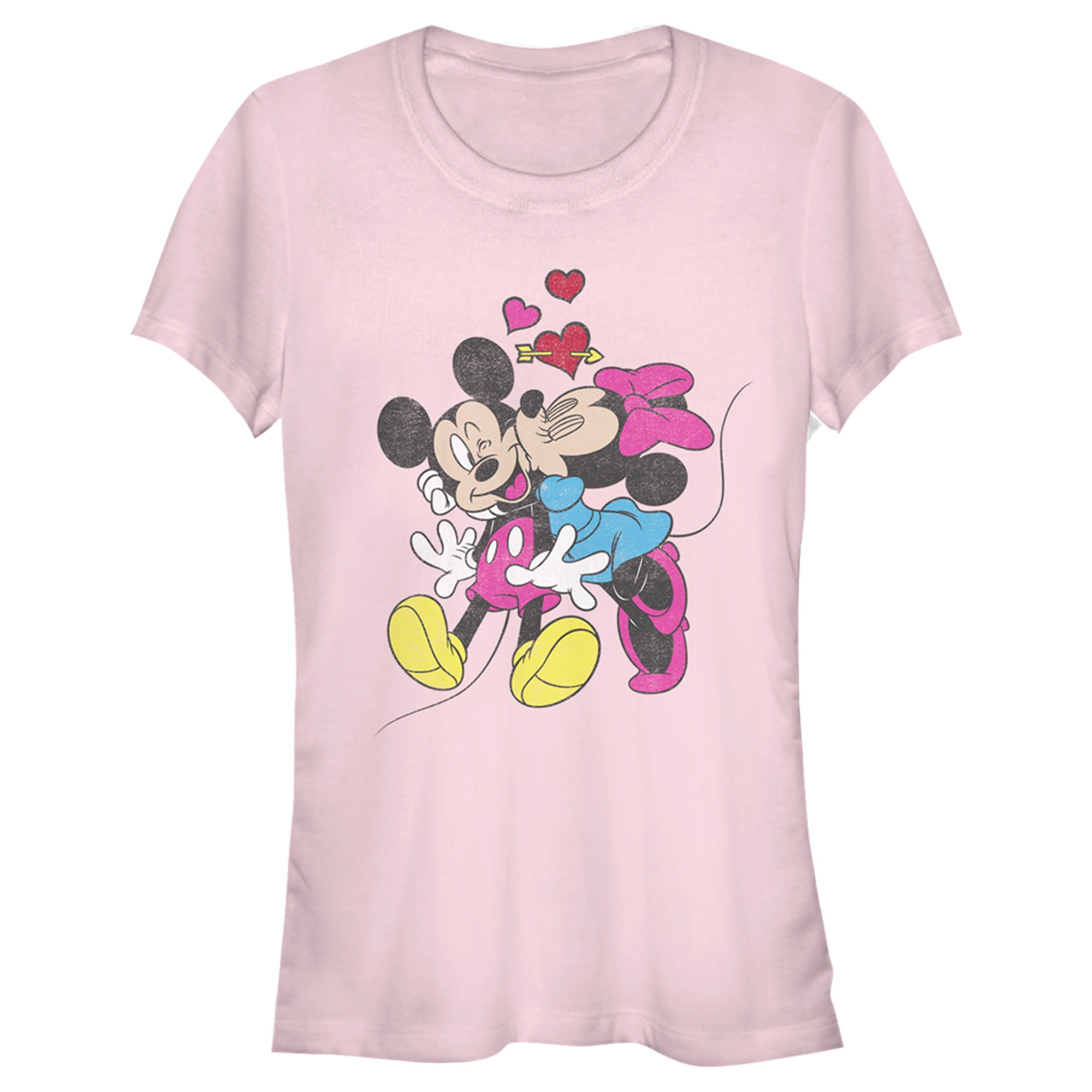 Junior's Mickey & Friends Valentine's Day Minnie Mouse Smooch Graphic ...