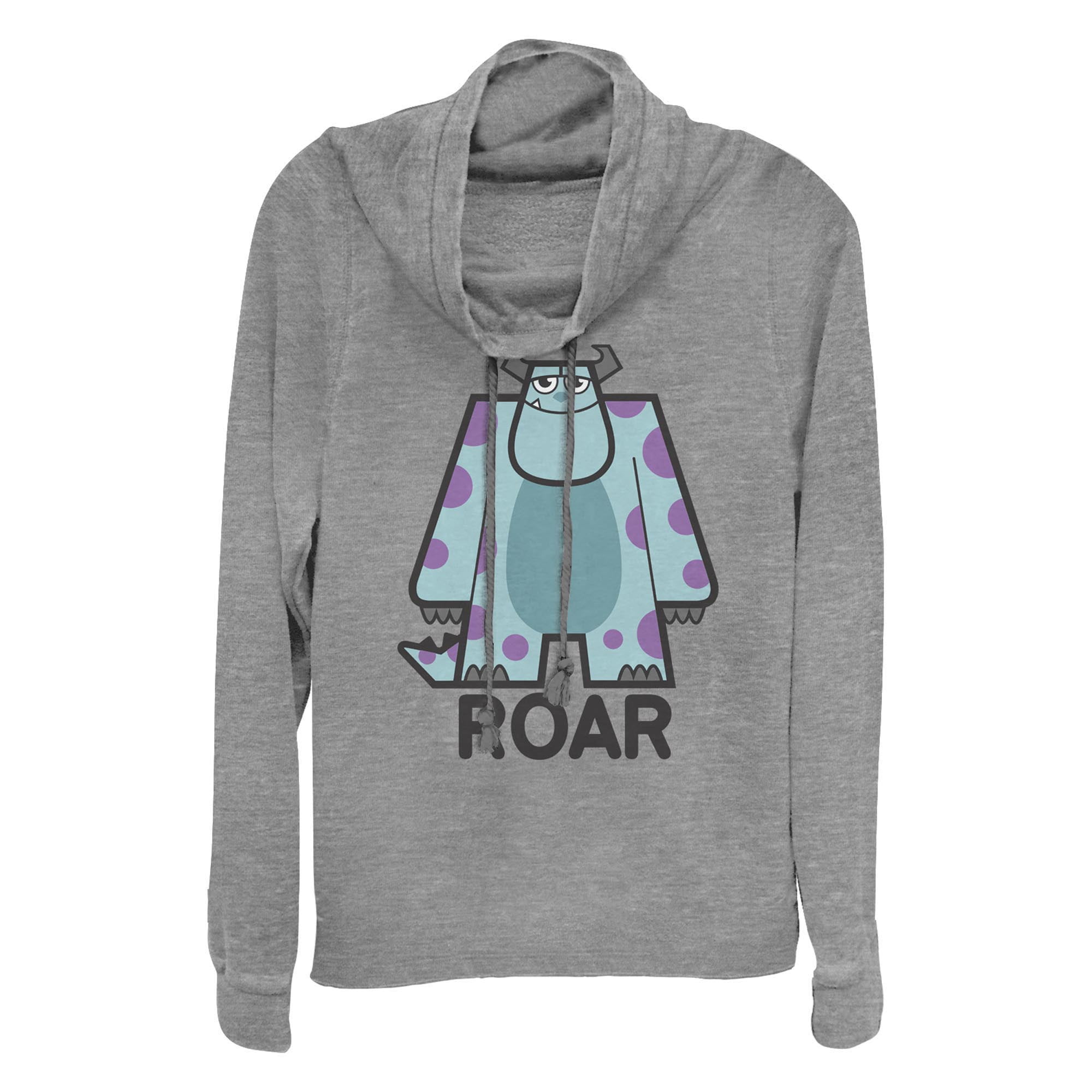 Junior's Monsters Inc Sulley Kitty Cowl Neck Sweatshirt - Walmart.com
