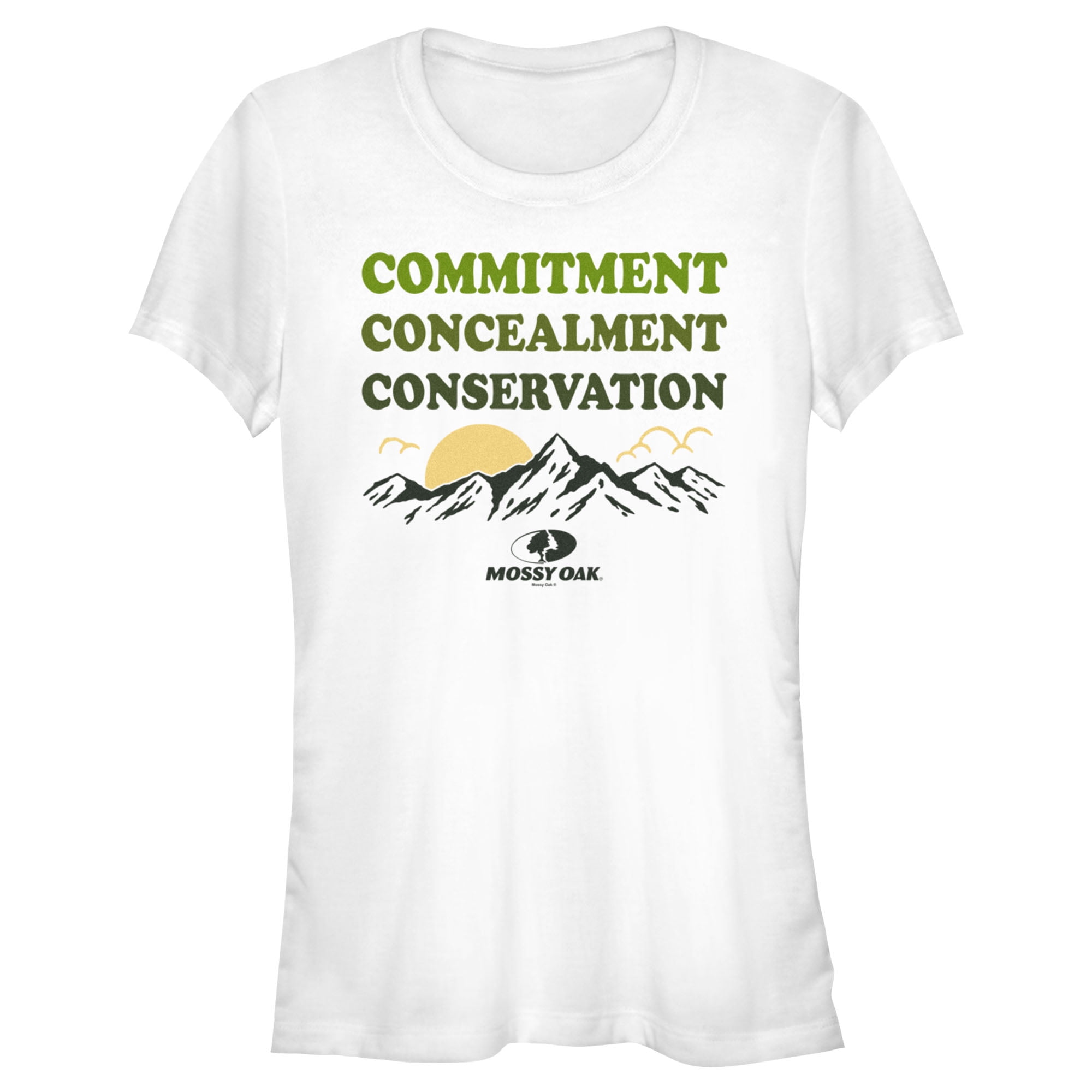 Junior's Mossy Oak Commitment Concealment Conservation Graphic Tee ...