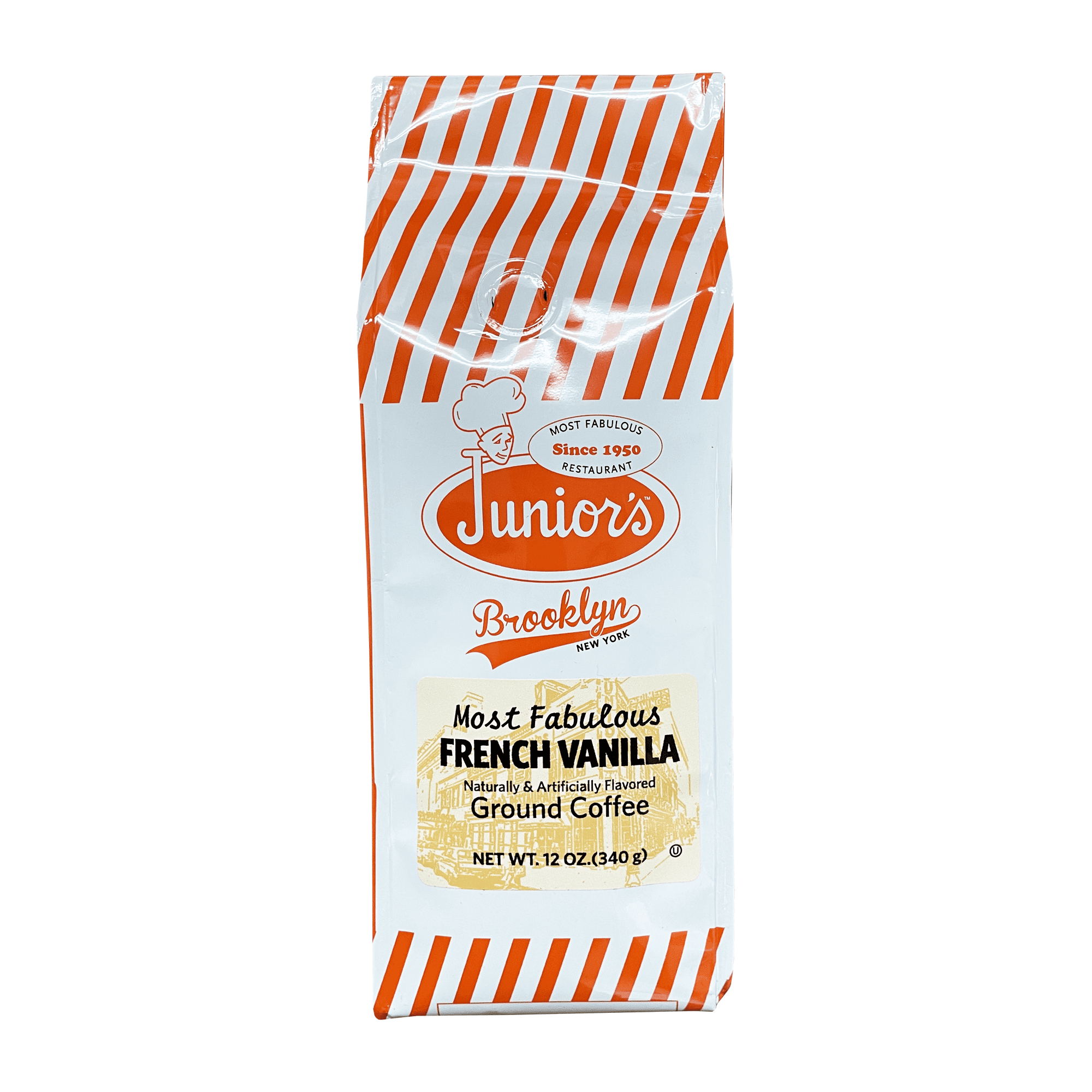 Junior's Most Fabulous French Vanilla Ground Coffee, 12 oz bag ...