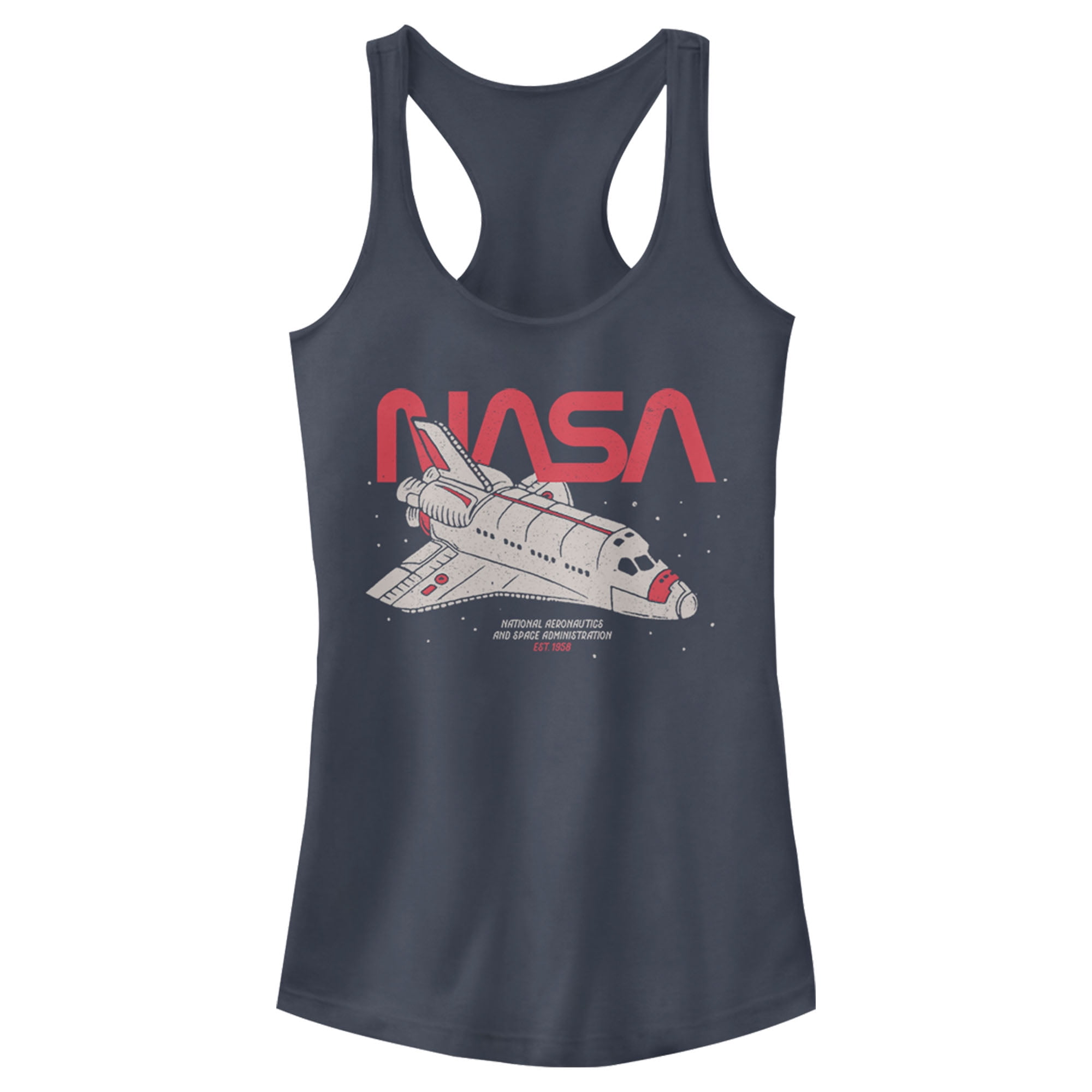 Junior's NASA Journey Through Stars Racerback Tank Top Indigo Medium ...