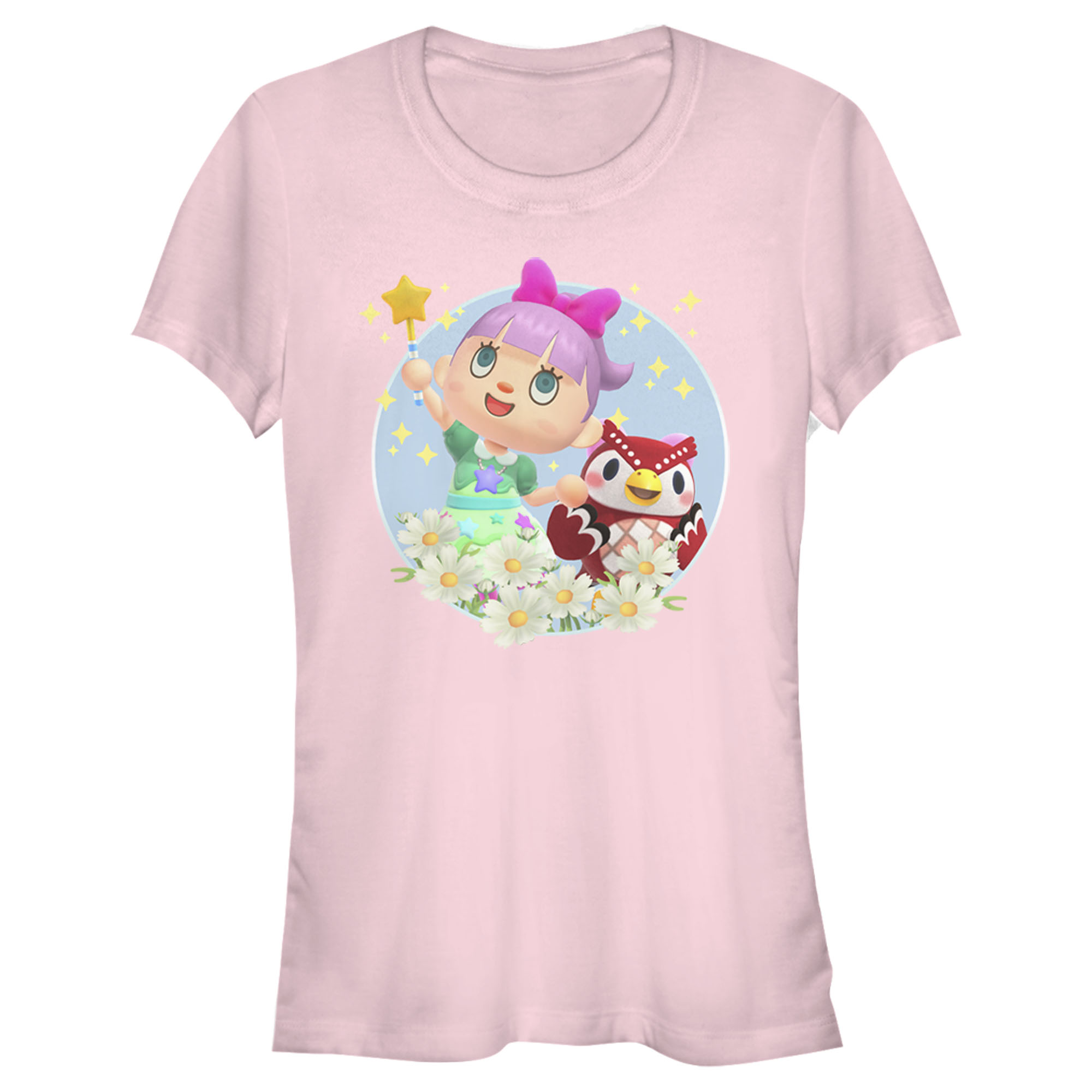 Junior's Nintendo Animal Crossing New Horizons Flower Magic Graphic Tee ...