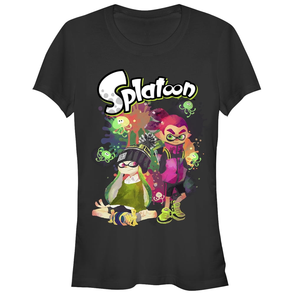 Junior's Nintendo Splatoon Inklings and Jellyfish Party Graphic Tee ...