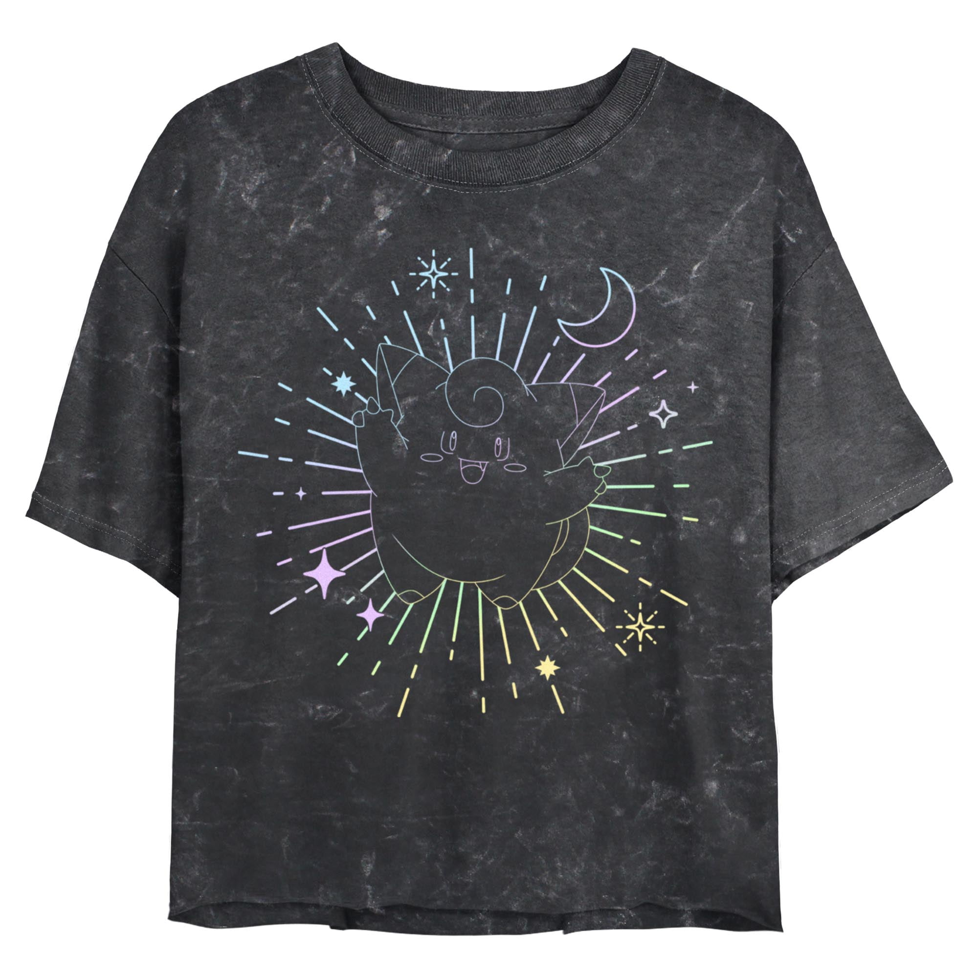 Junior's Pokemon Moon Clefairy Graphic T-Shirt - Walmart.com