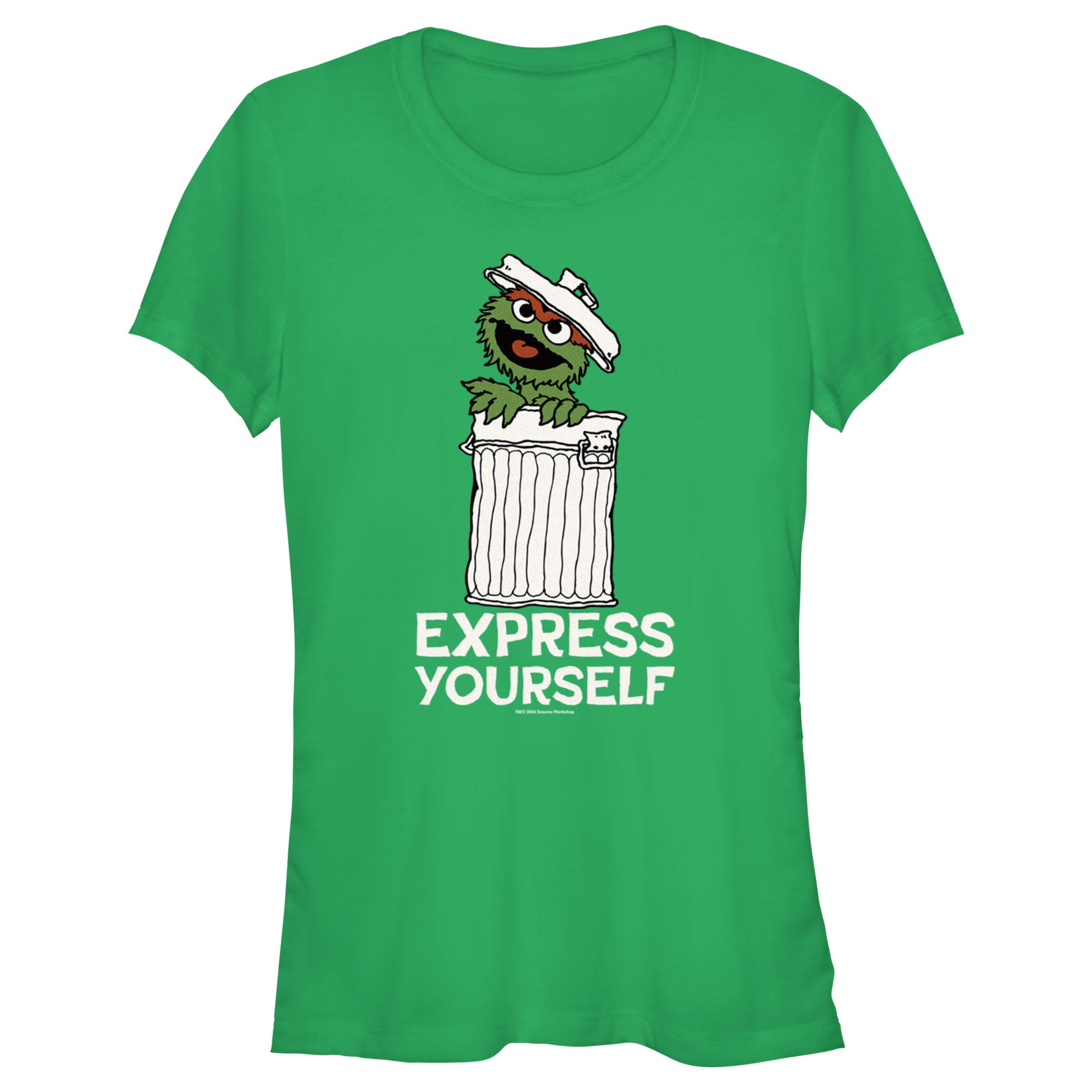 Junior's Sesame Street Oscar the Grouch Express Yourself Graphic T ...