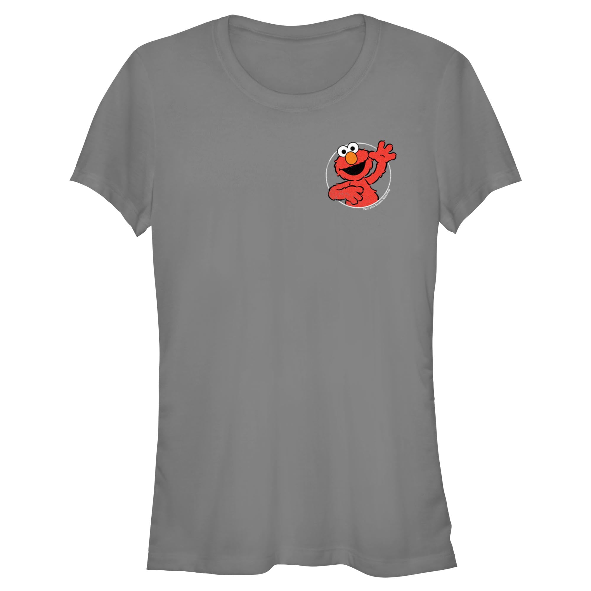 Junior's Sesame Street Small Elmo Greetings Graphic T-Shirt - Walmart.com
