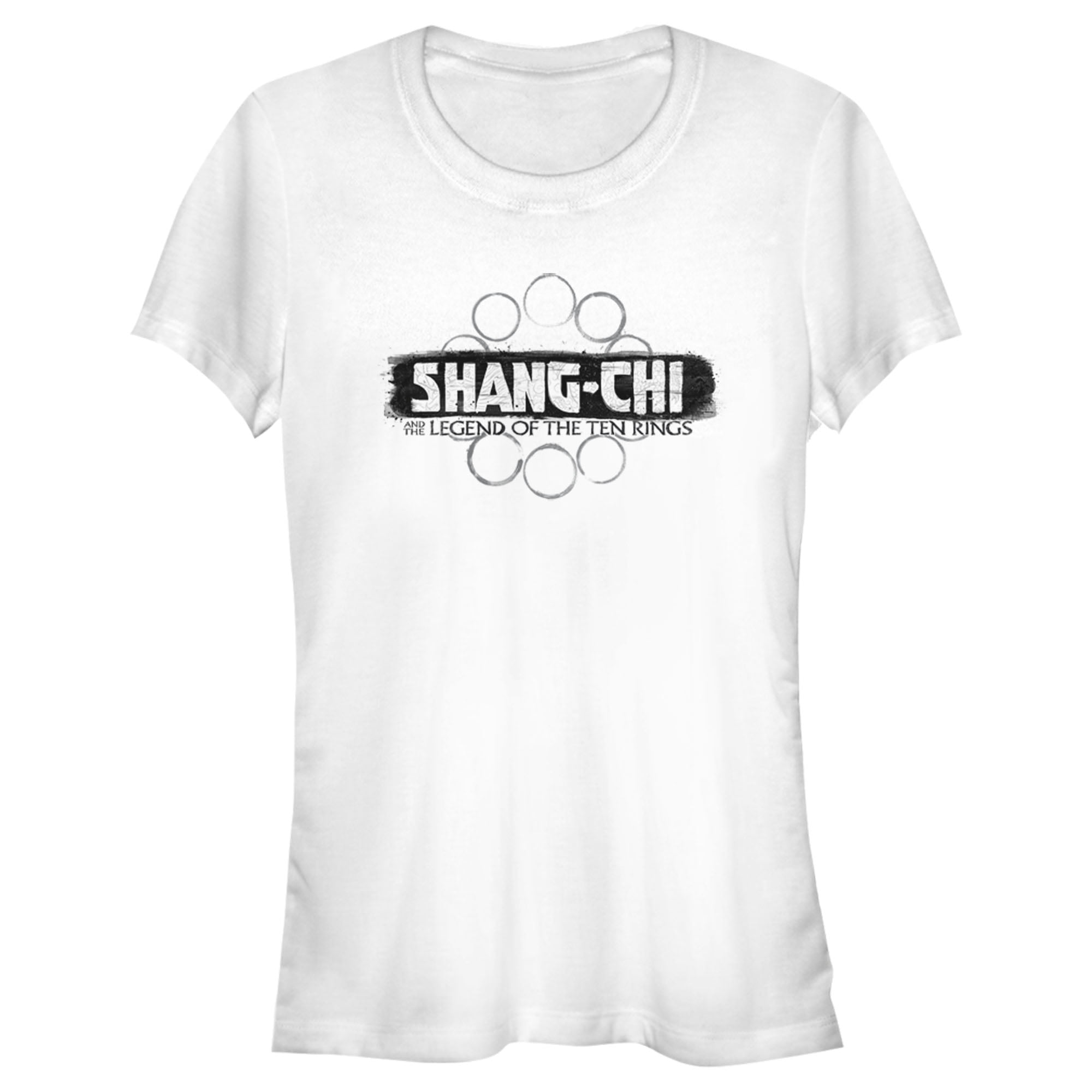 Junior's Shang-Chi and the Legend of the Ten Rings Logo Black Graphic ...