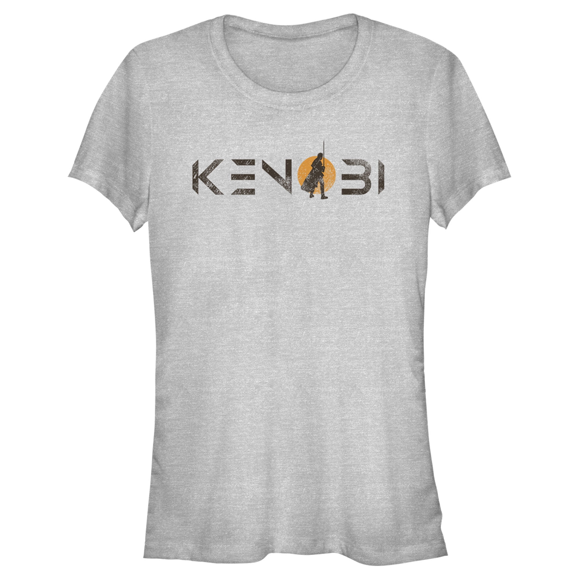 Junior's Star Wars: Obi-Wan Kenobi Vintage Silhouette Kenobi Sunset Graphic Tee - Walmart.com