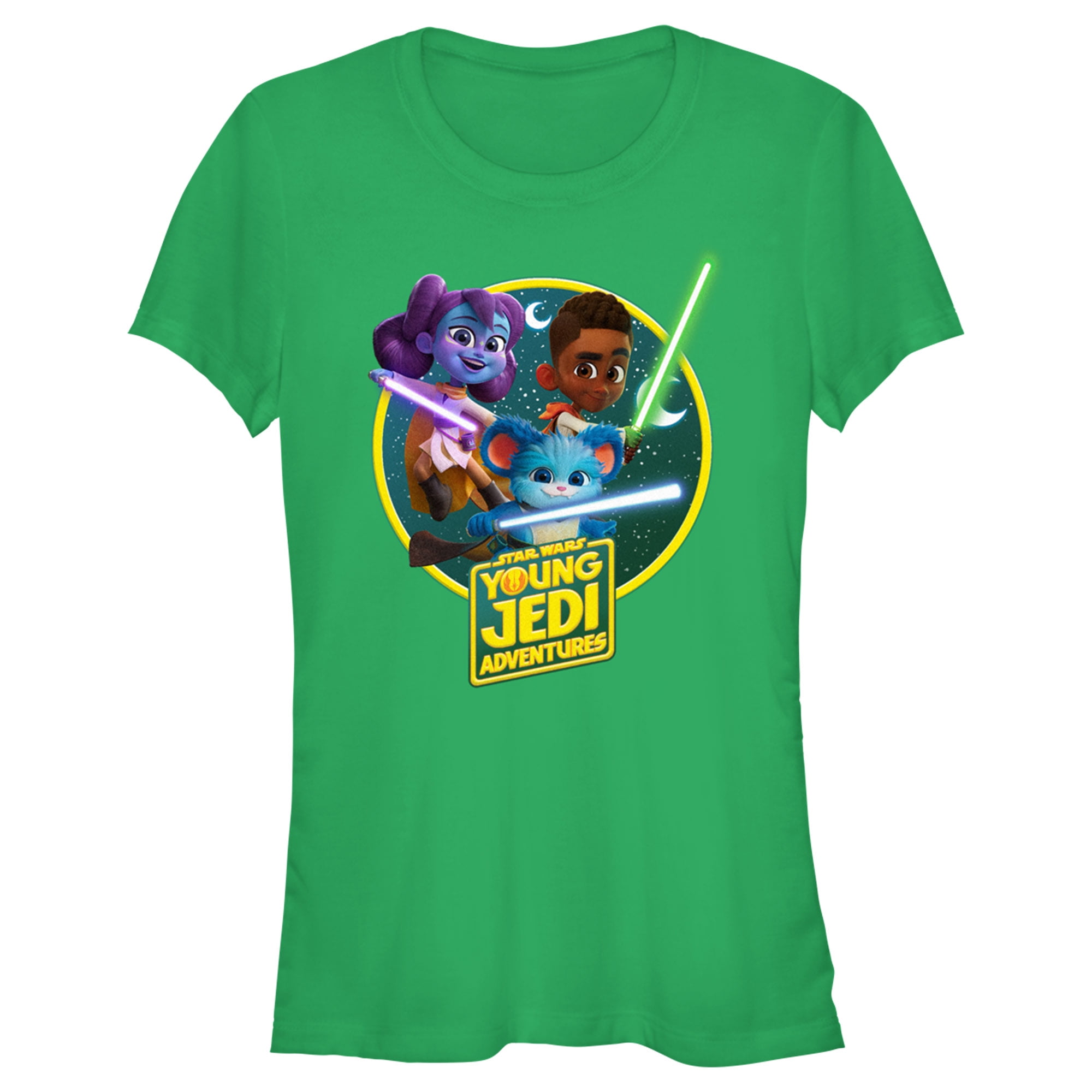 Junior's Star Wars: Young Jedi Adventures Lightsaber Group Logo Graphic ...