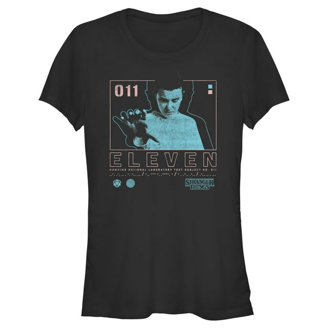 Netflix Junior's Stranger Things Eleven Test Subject 011 Pose Graphic T ...
