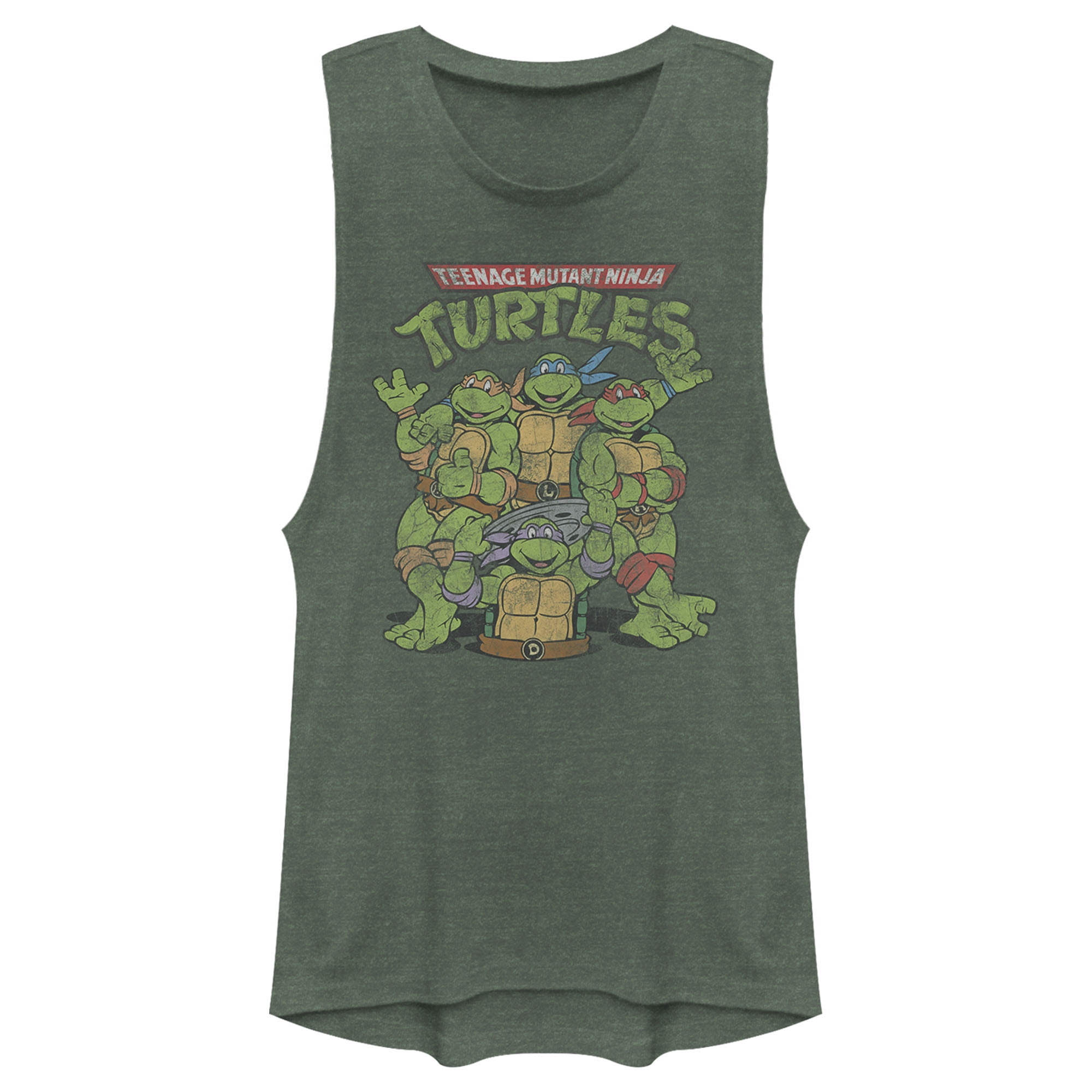 Junior's Teenage Mutant Ninja Turtles Best Friend Shot Festival Muscle ...