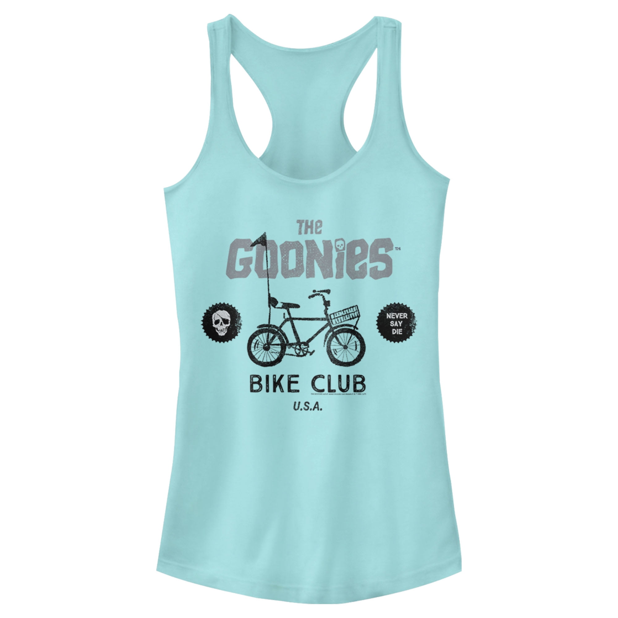 Junior's The Goonies Bike Club Logo Racerback Tank Top Cancun Large ...